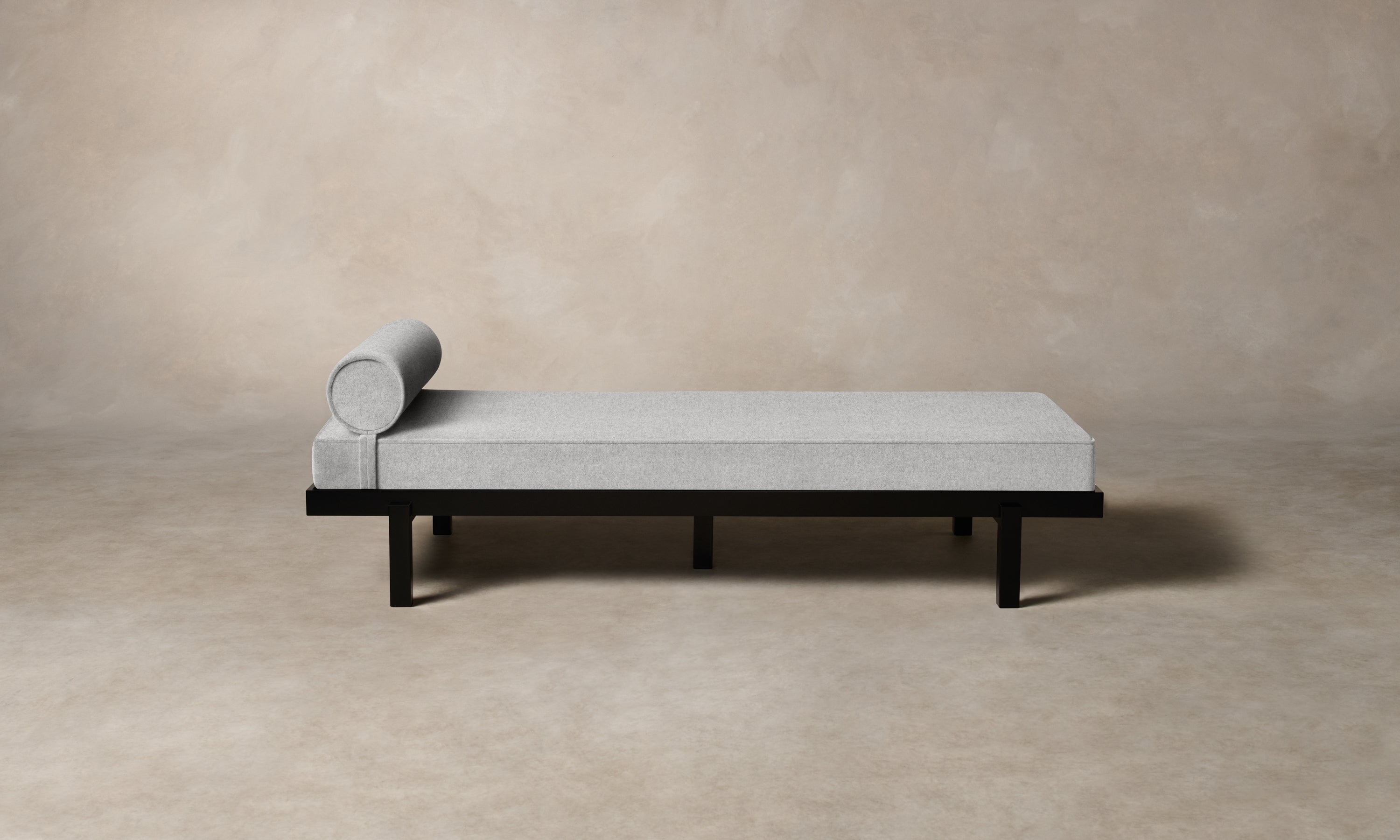 The Bruna Daybed - Italian Brushed Wool Moon – Maiden Home
