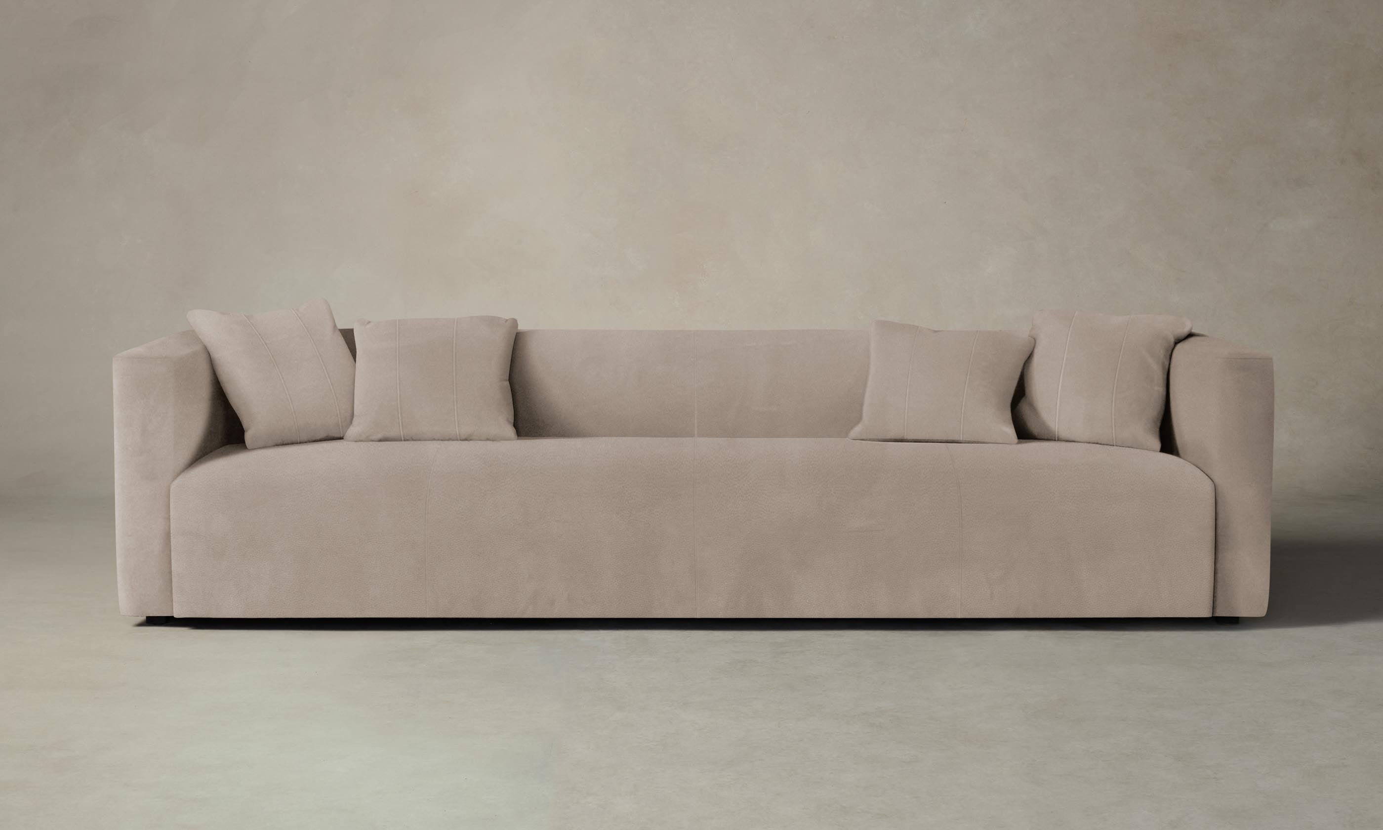 The Breuer Sofa - Nubuck Leather Fawn – Maiden Home