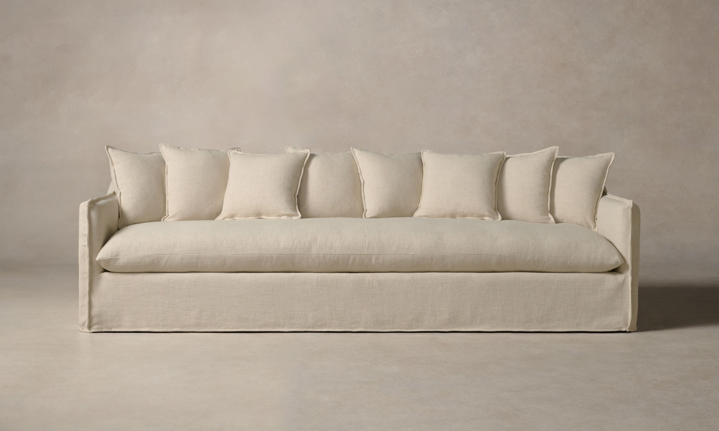 The Dune Sofa - Heritage Belgian Linen Husk – Maiden Home