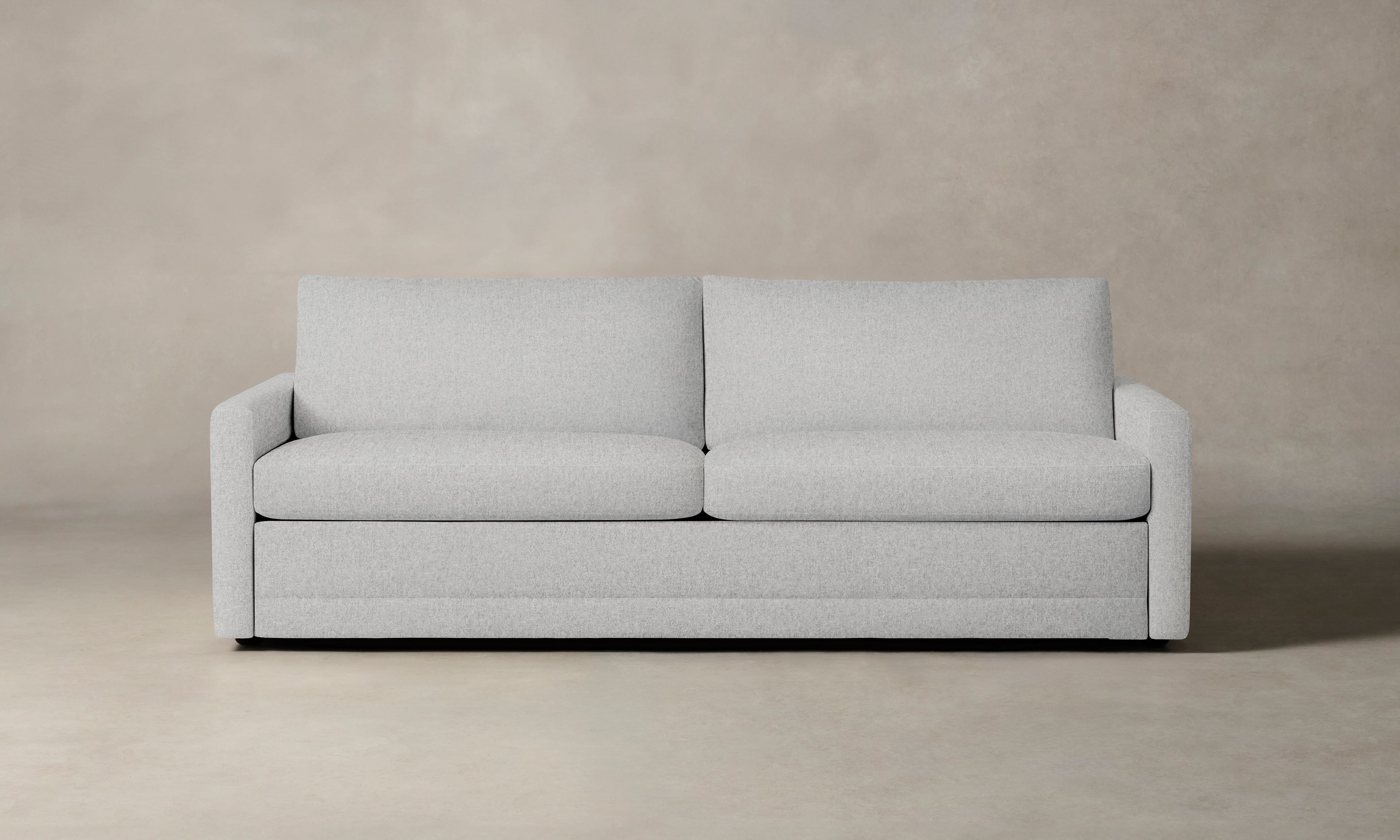The Warren Sleeper Sofa - Italian Brushed Wool Moon – Maiden Home