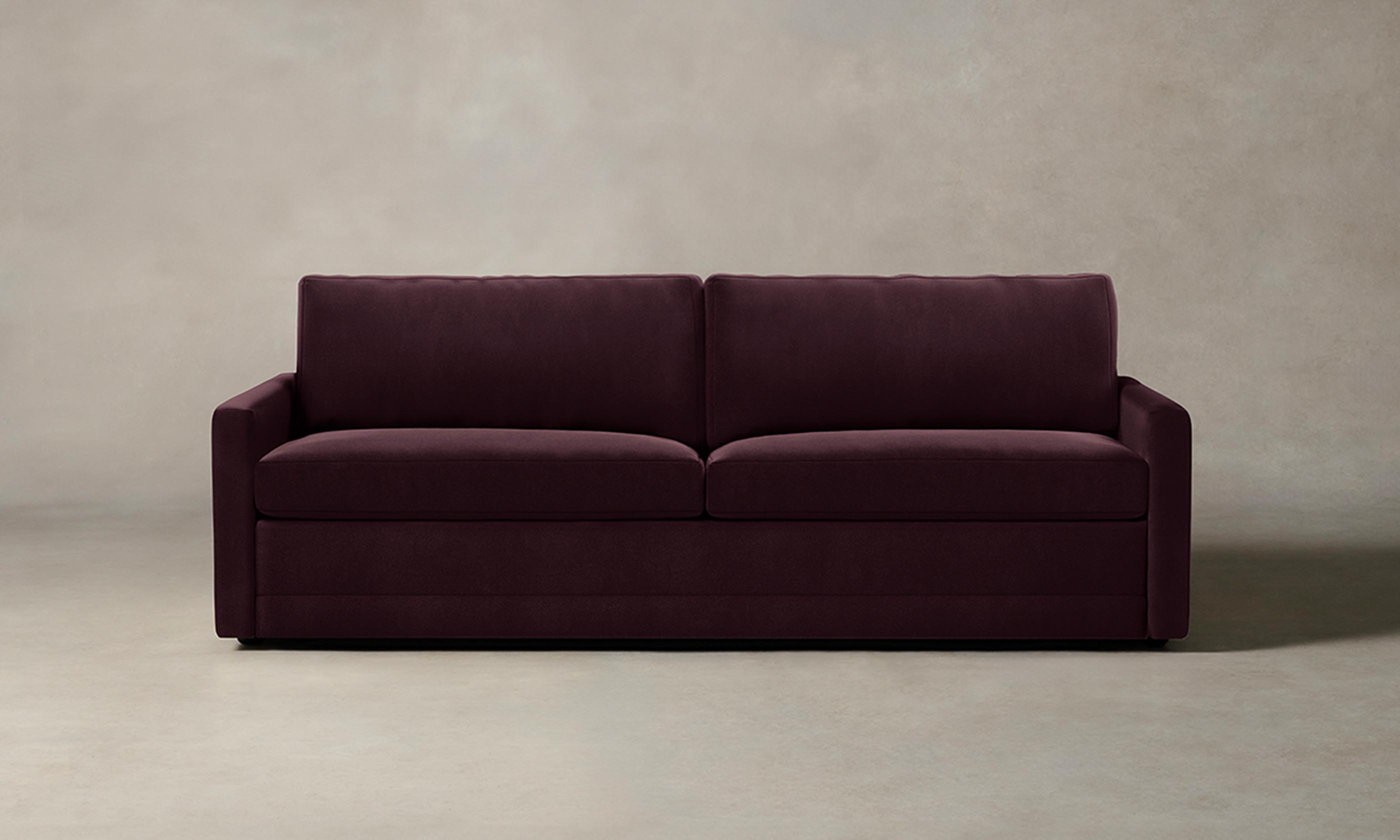 The Warren Sleeper Sofa - Performance Velvet Merlot – Maiden Home