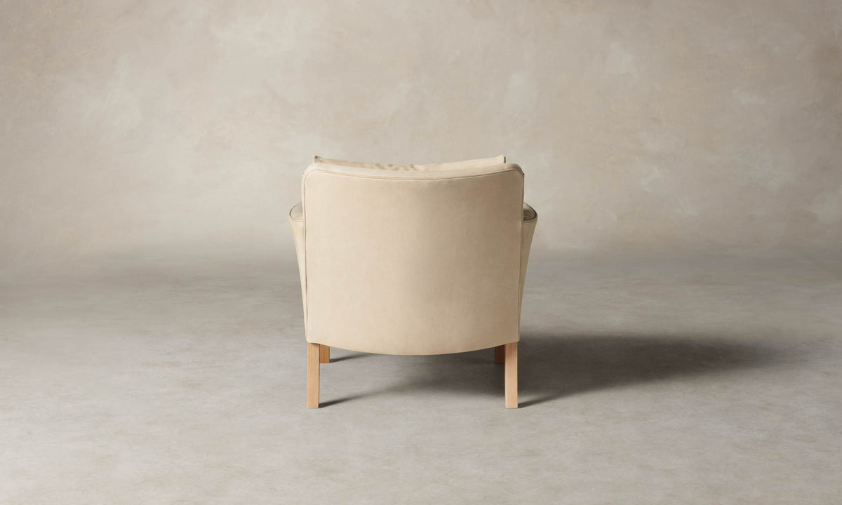 The Kaye Chair - Nubuck Leather Fawn – Maiden Home