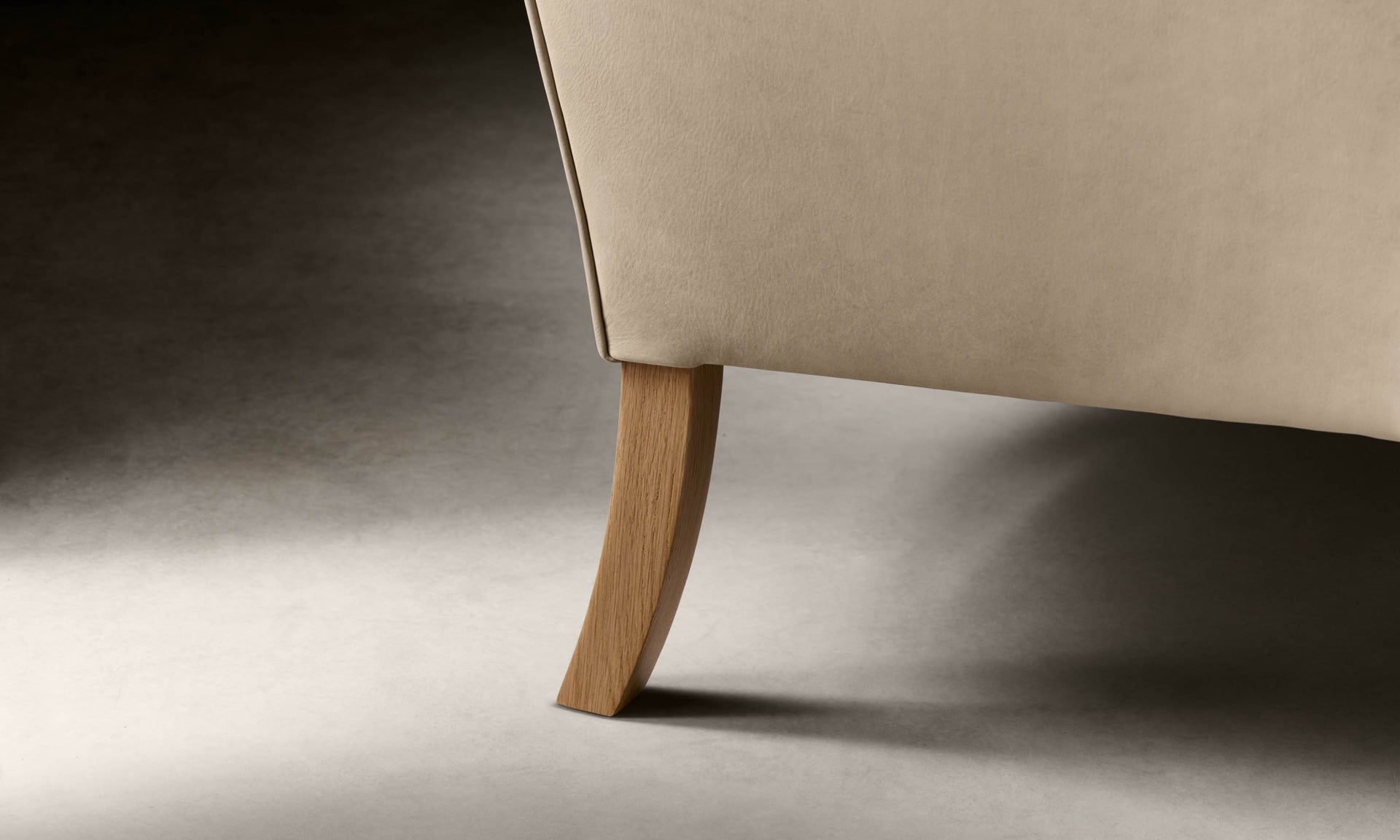 The Kaye Chair - Nubuck Leather Fawn – Maiden Home