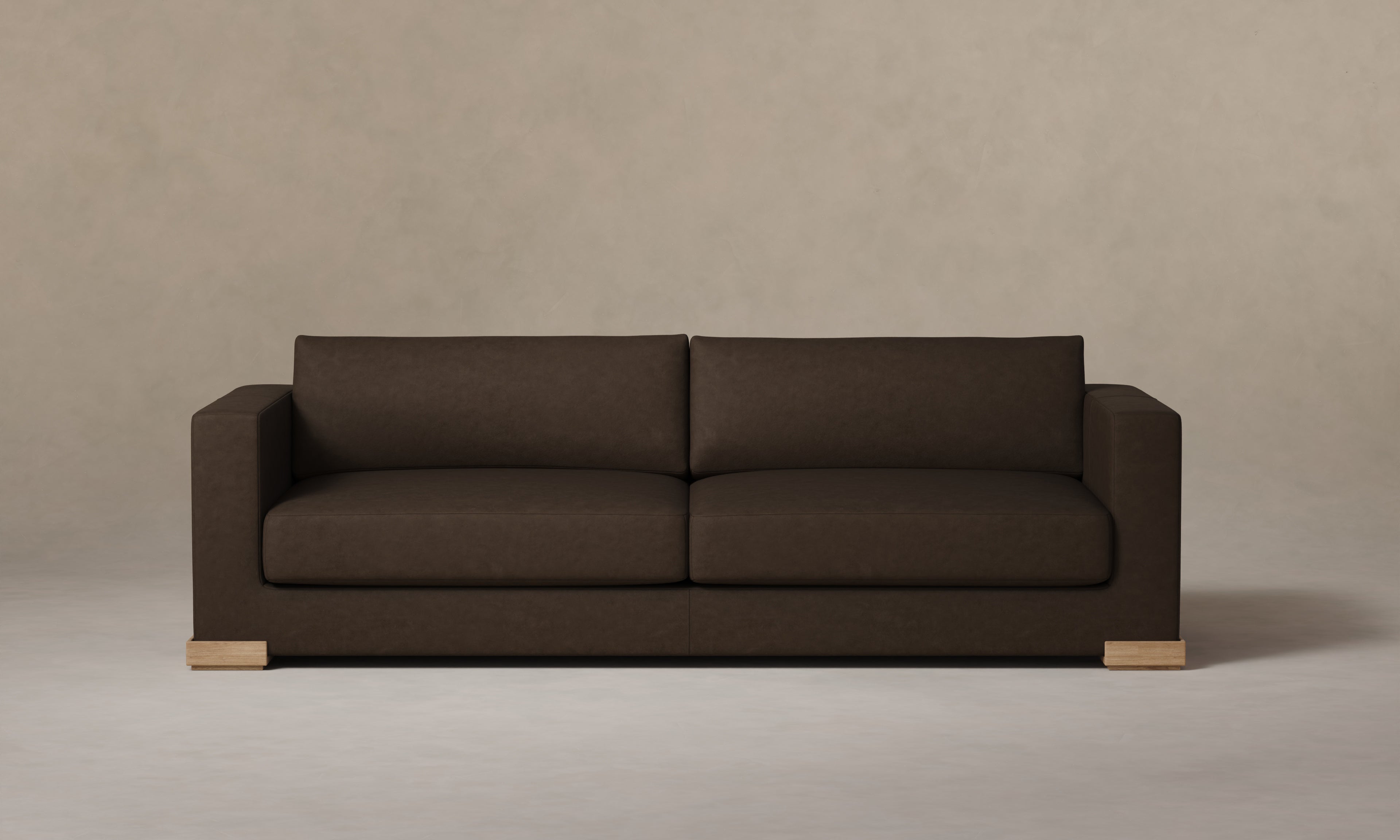 The Blair Sofa - Nubuck Leather Espresso – Maiden Home