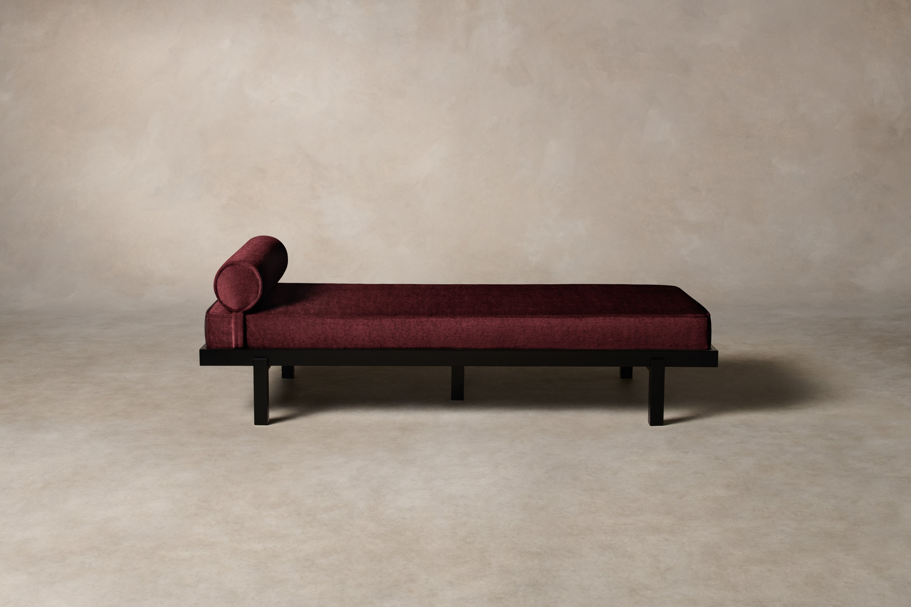 The Bruna Daybed - Mohair Crimson – Maiden Home