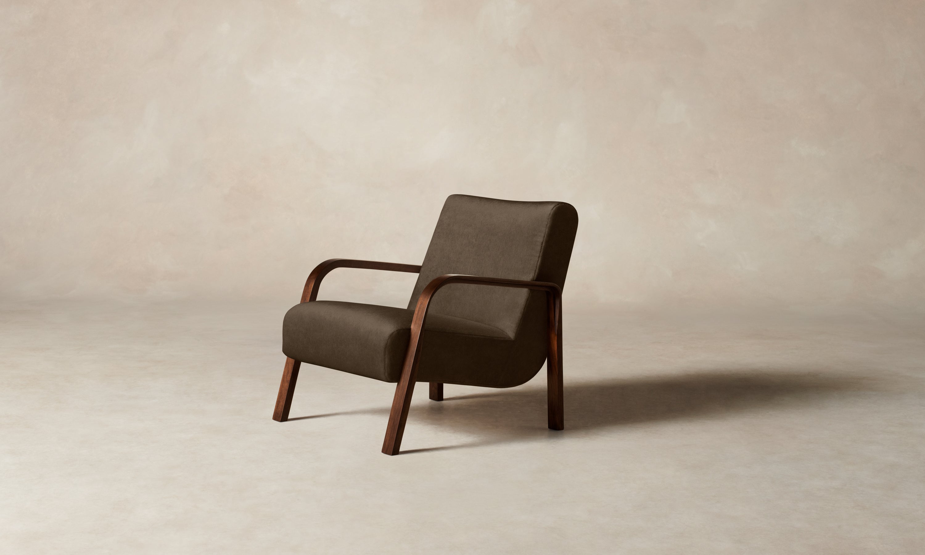 The Felix Chair - Performance Velvet Bark – Maiden Home