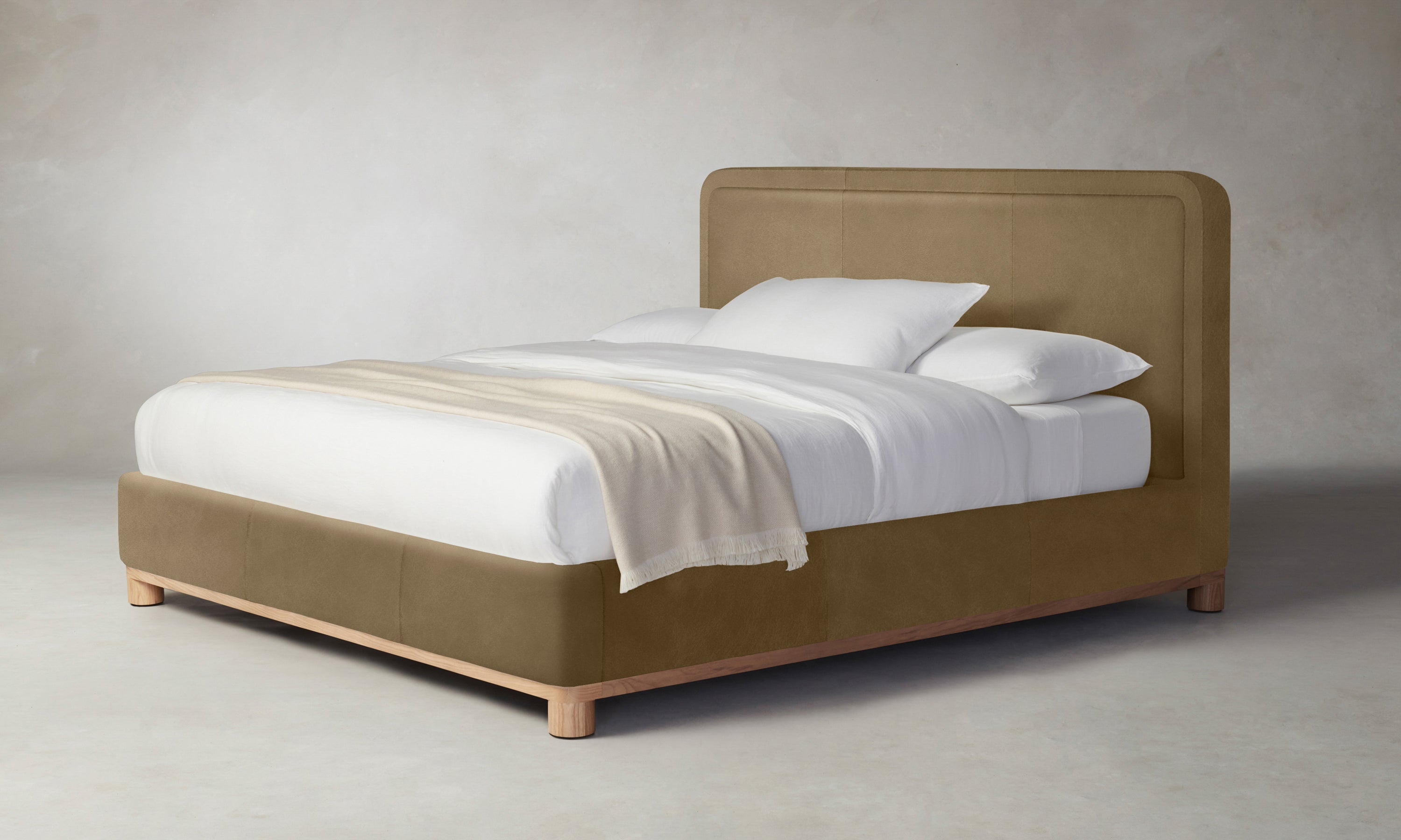 The Kent Bed - Costa Leather Portobello – Maiden Home