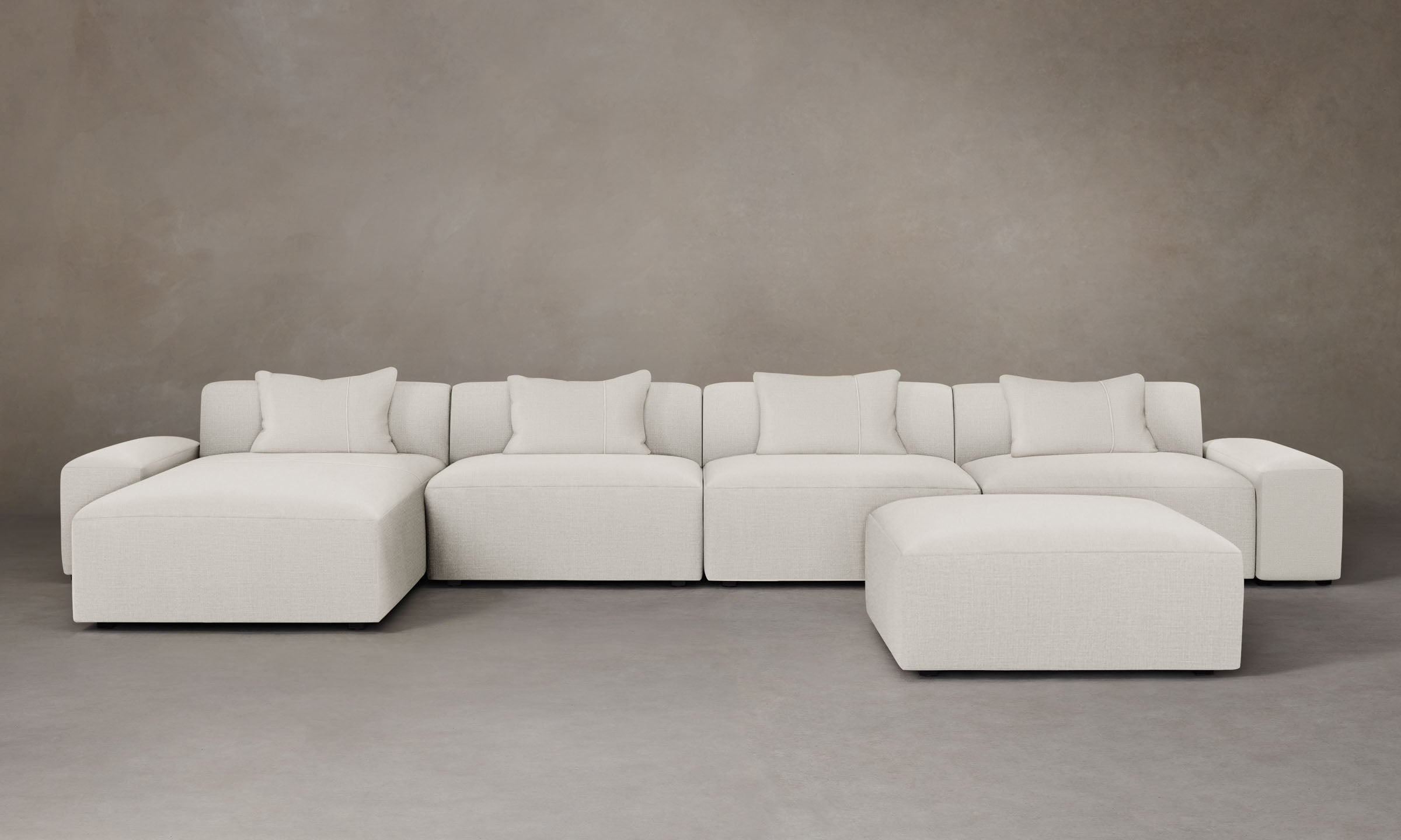 The Breuer Modular Sectional - Italian Brushed Wool Vanilla – Maiden Home
