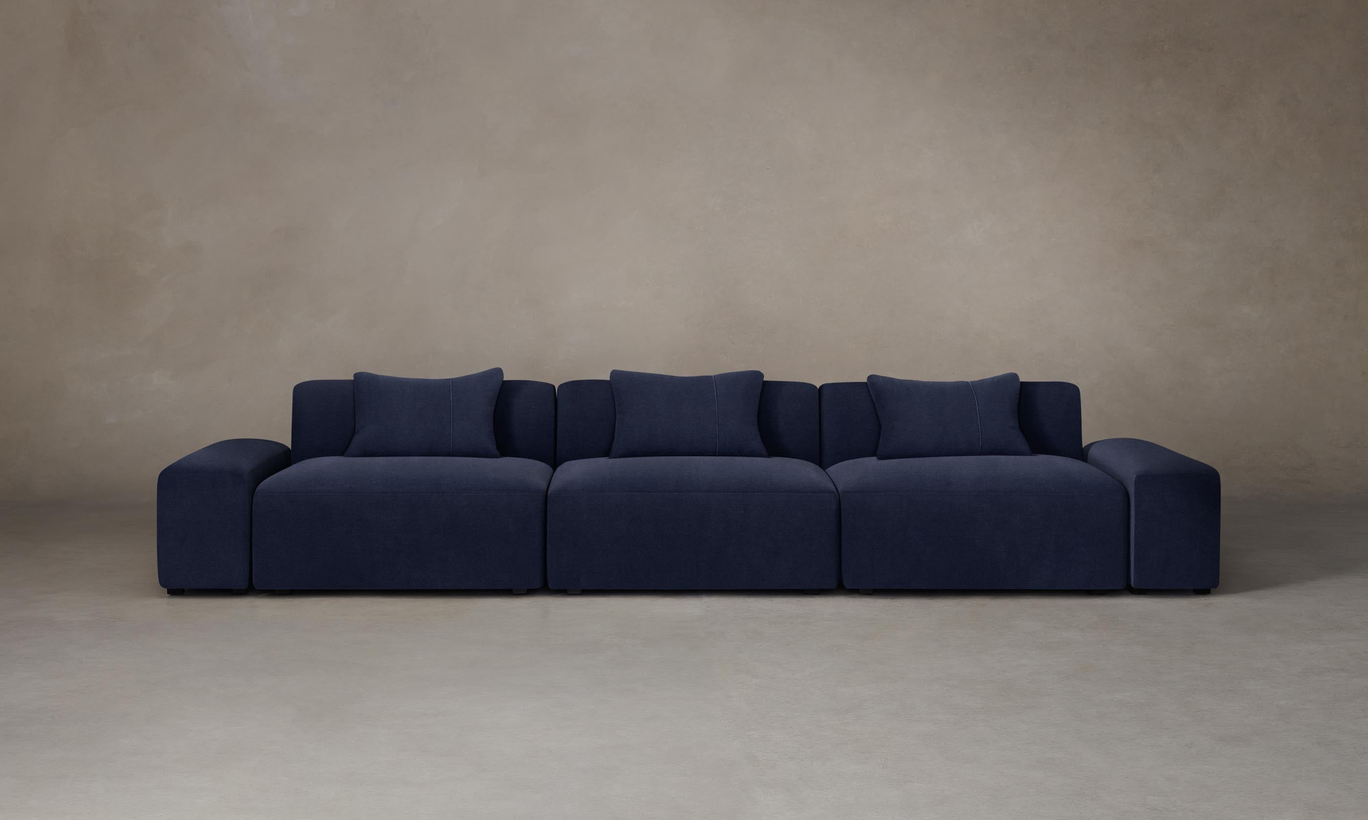 The Breuer Modular Sofa - Performance Velvet Midnight – Maiden Home
