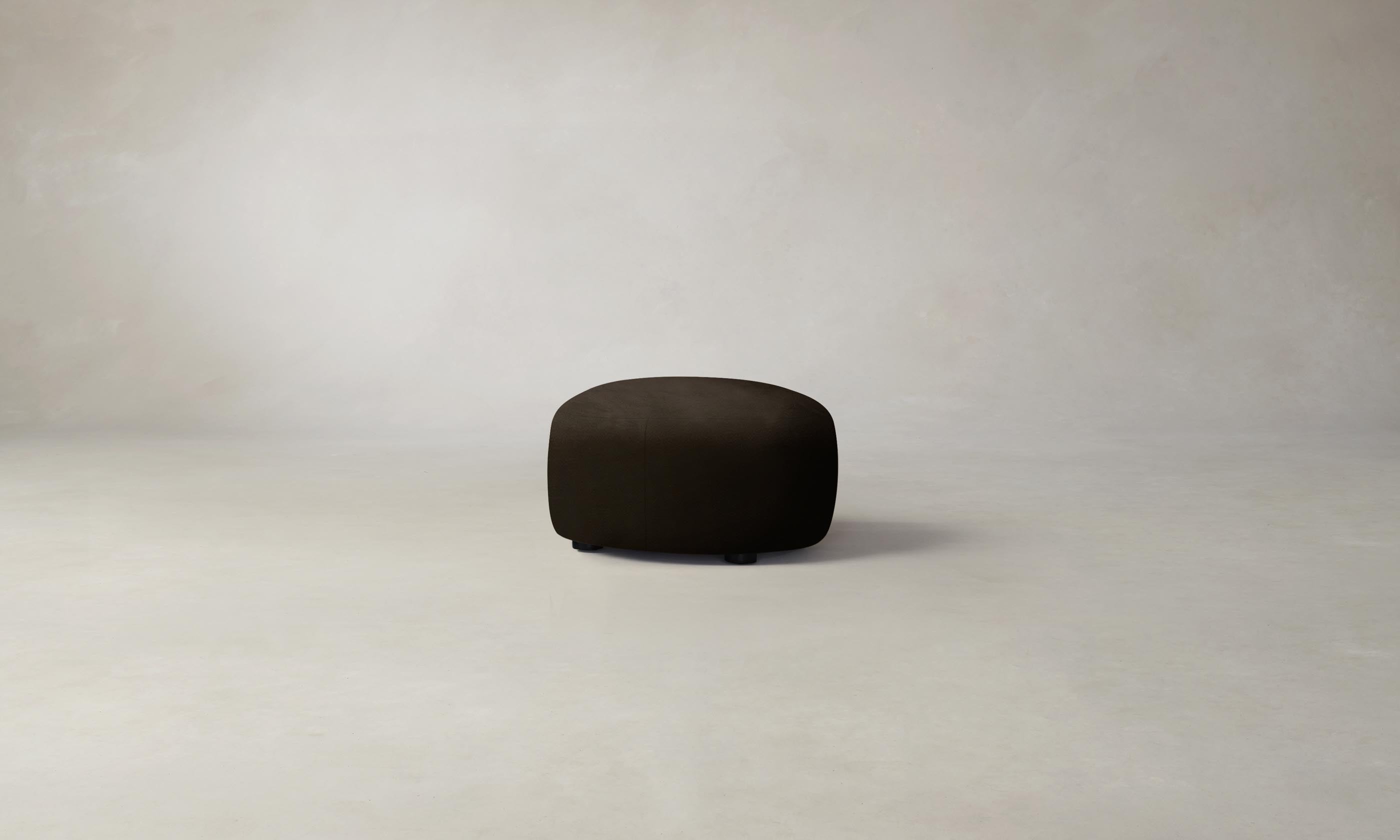 The Chelsea Ottoman - Nubuck Leather Espresso – Maiden Home