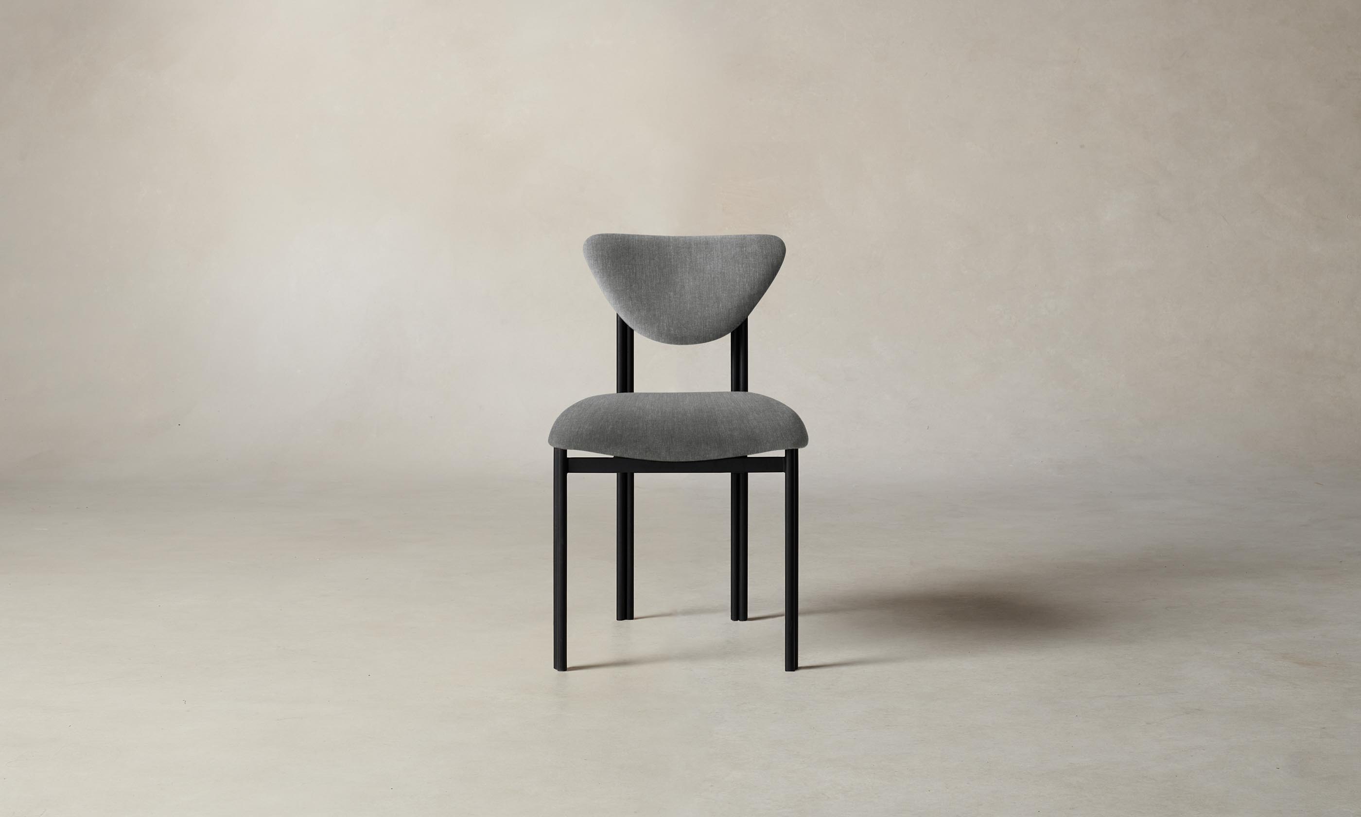 The Cooper Dining Chair - Performance Tweed Smoke – Maiden Home