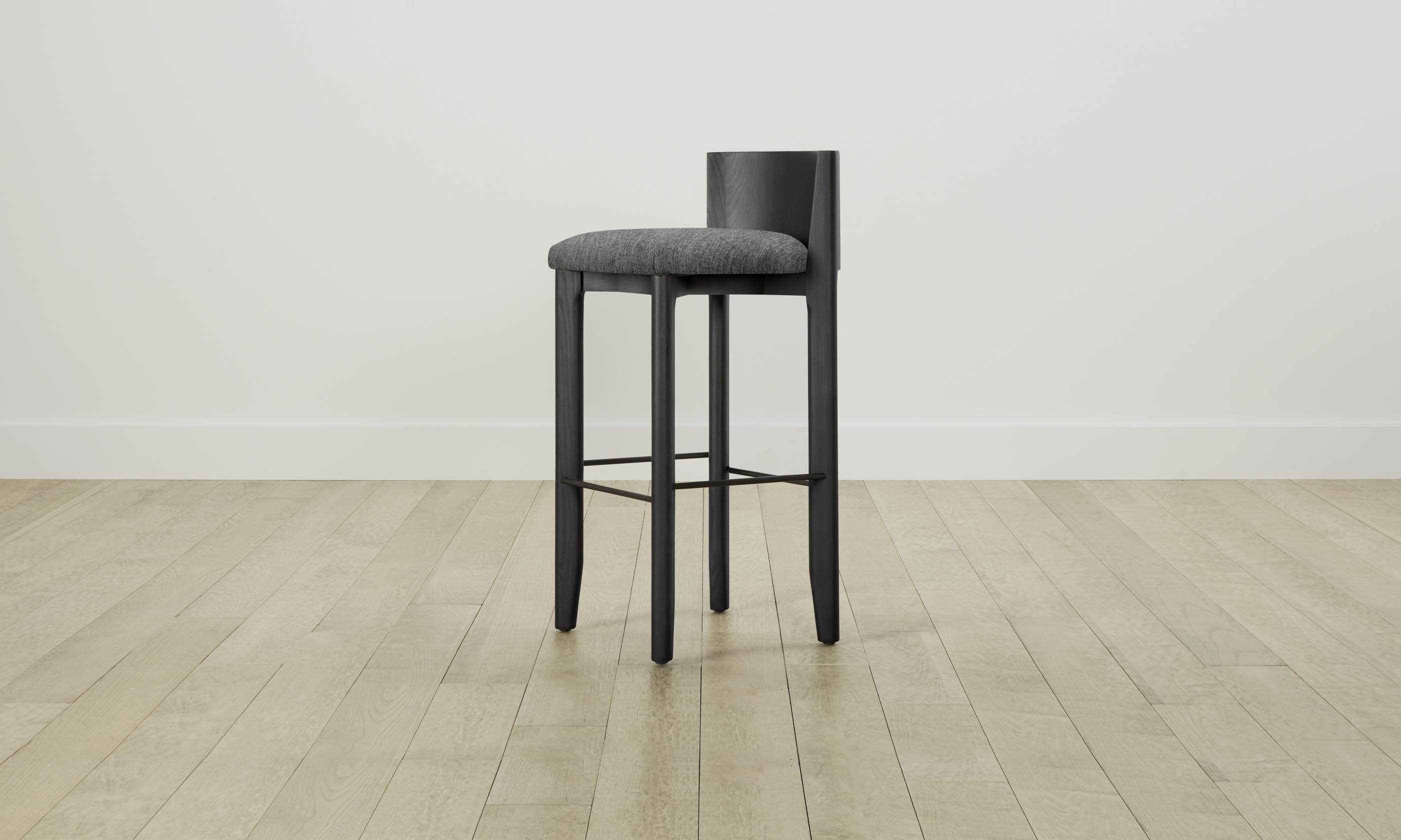 The Delancey Bar & Counter Stool - Performance Tweed Smoke – Maiden Home
