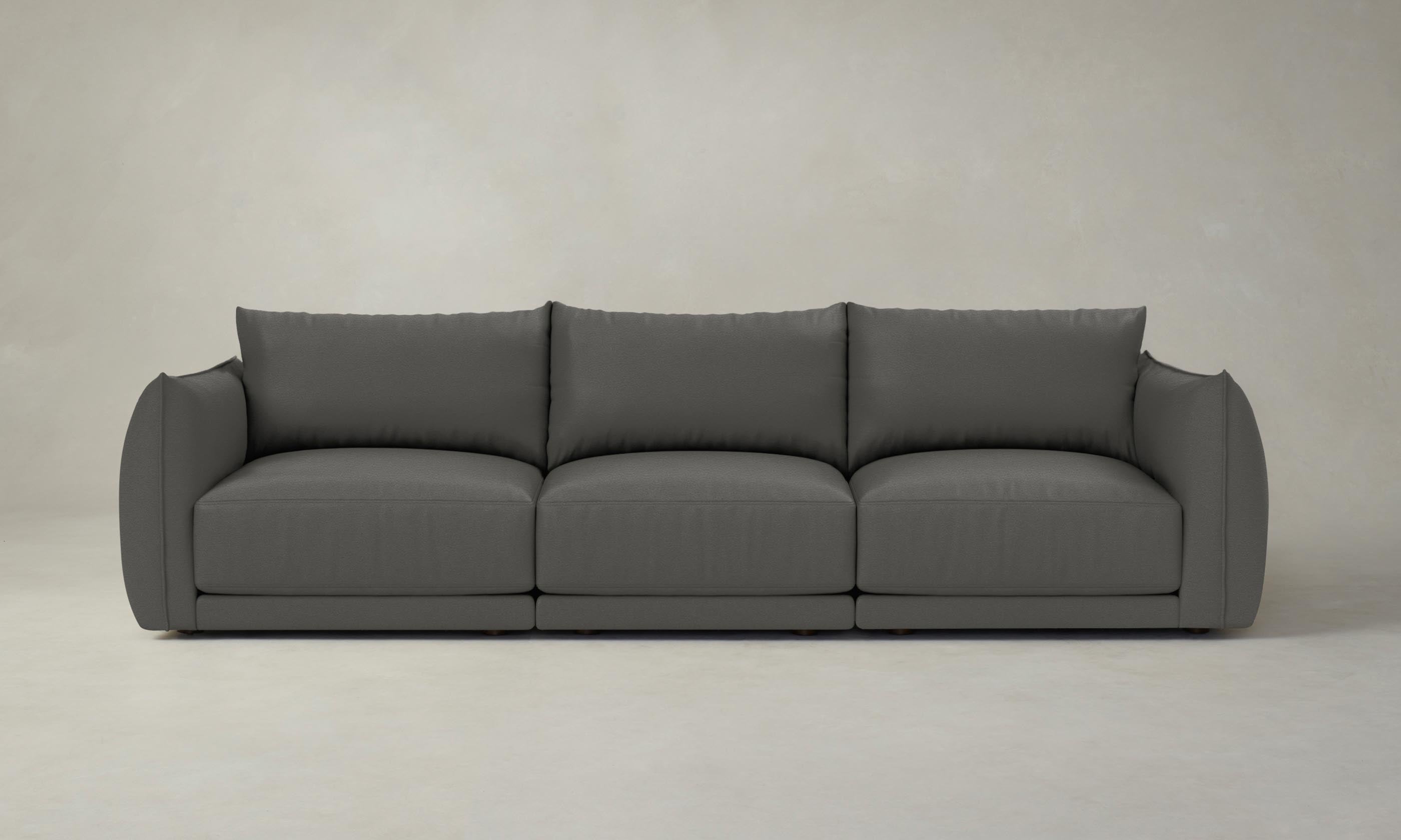 The Jones Modular Sectional - Pebbled Leather Ash – Maiden Home