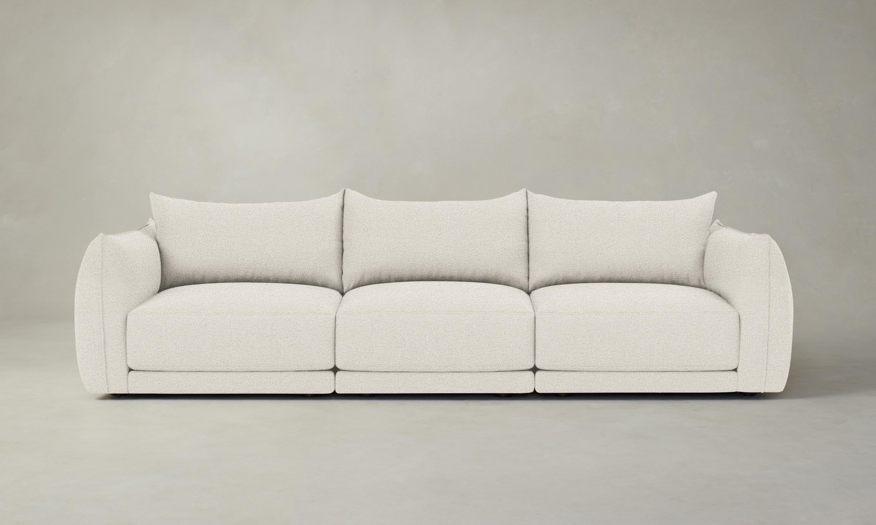 The Jones Modular Sectional - Performance Bouclé Polar – Maiden Home