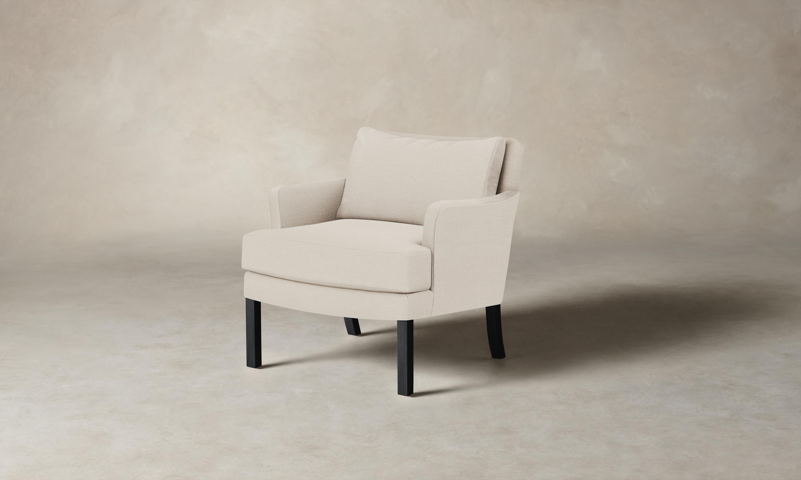 The Kaye Chair - Belgian Linen Alder – Maiden Home
