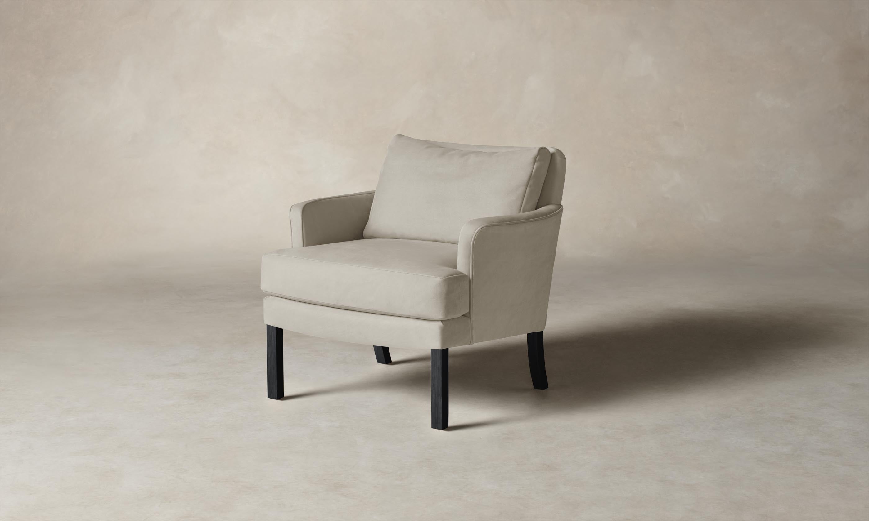 The Kaye Chair - Nubuck Leather Sail – Maiden Home