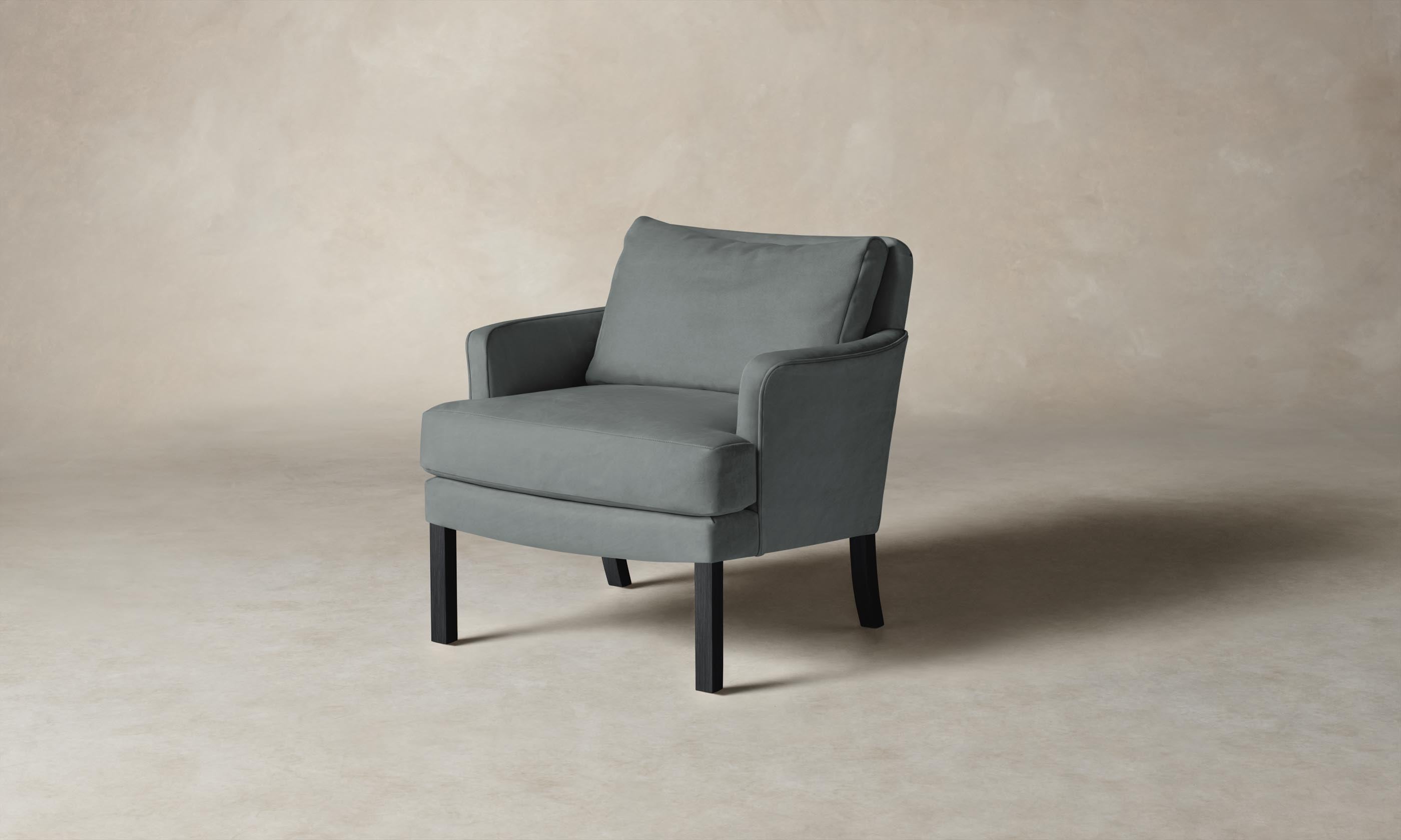 The Kaye Chair - Nubuck Leather Tide – Maiden Home