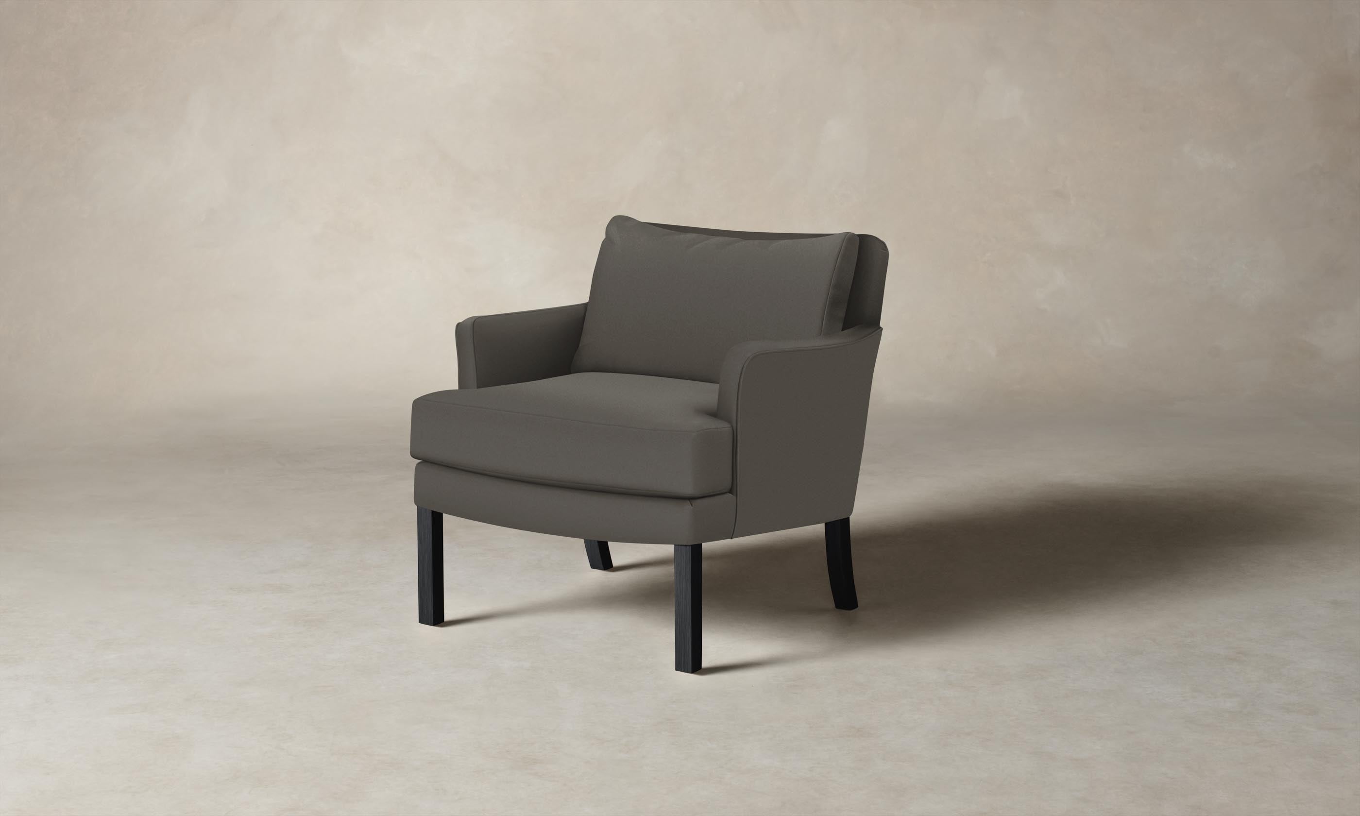 The Kaye Chair - Pebbled Leather Ash – Maiden Home