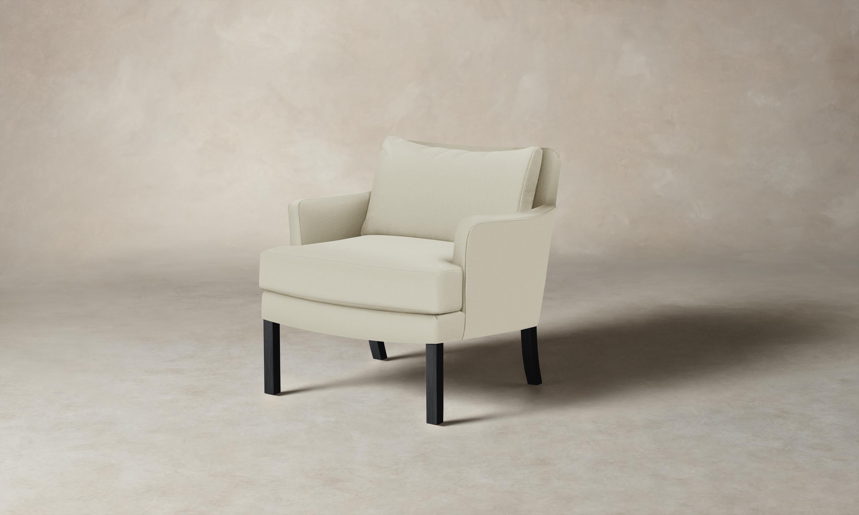 The Kaye Chair - Pebbled Leather Swan – Maiden Home