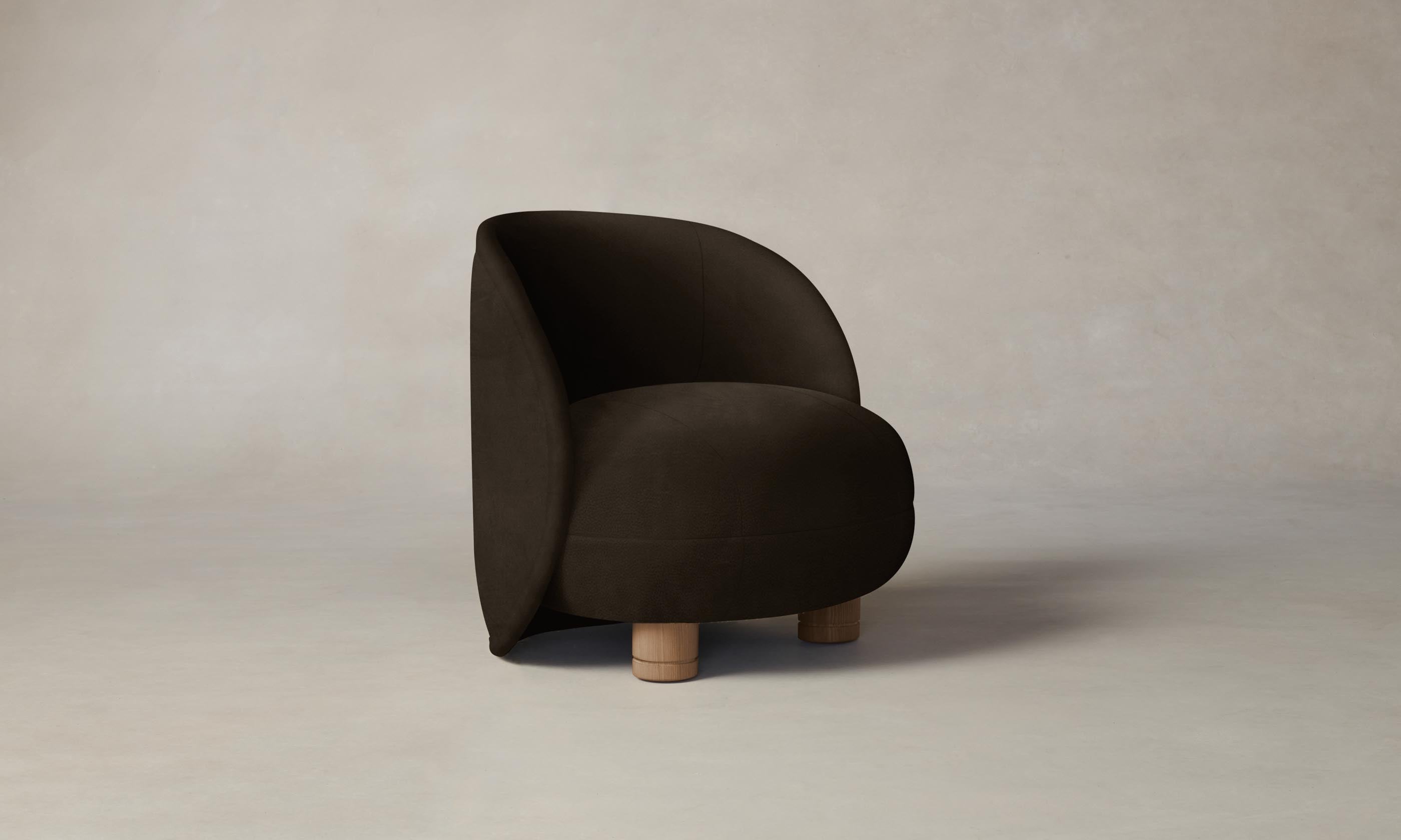 The Laight Chair - Nubuck Leather Espresso – Maiden Home