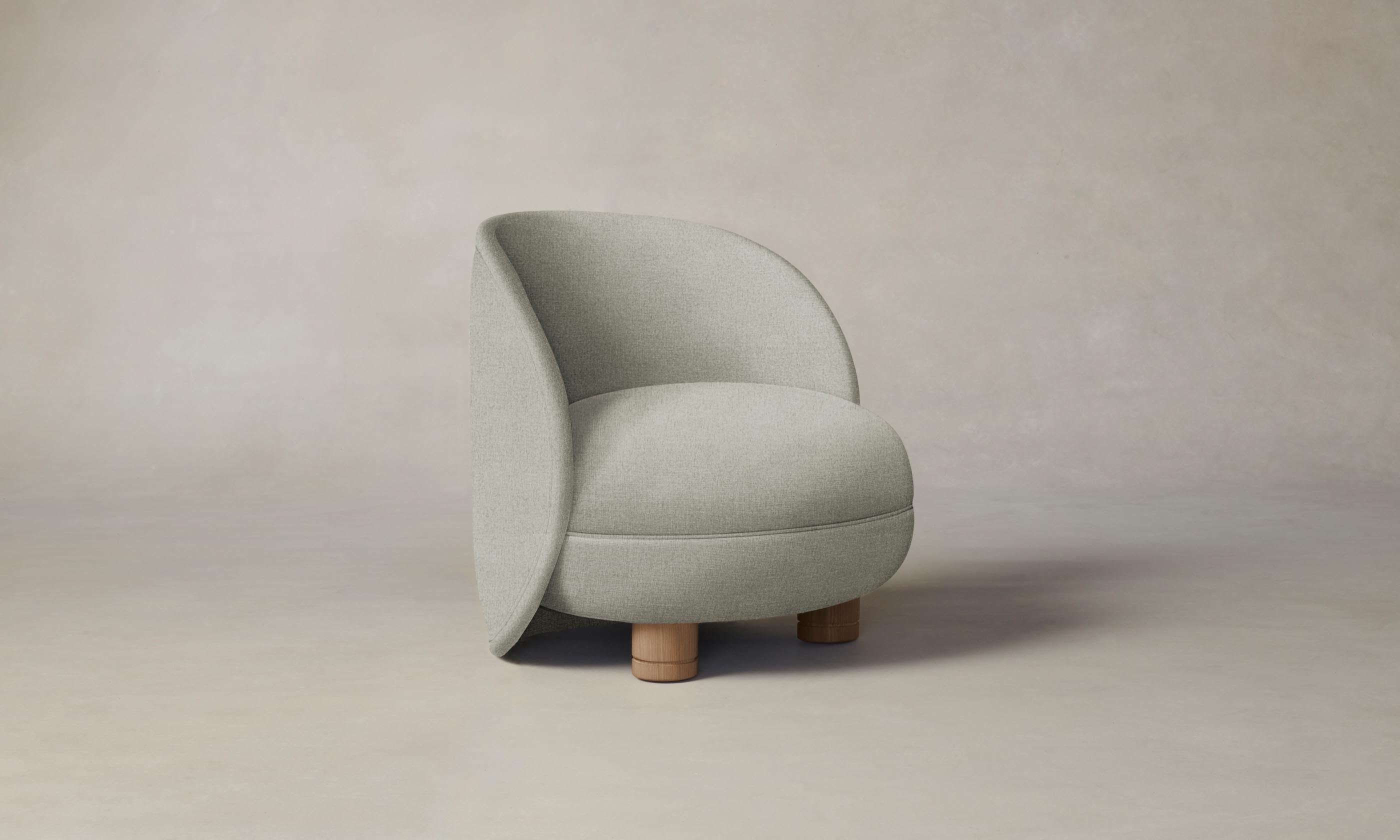The Laight Chair - Performance Mélange Weave Flint – Maiden Home