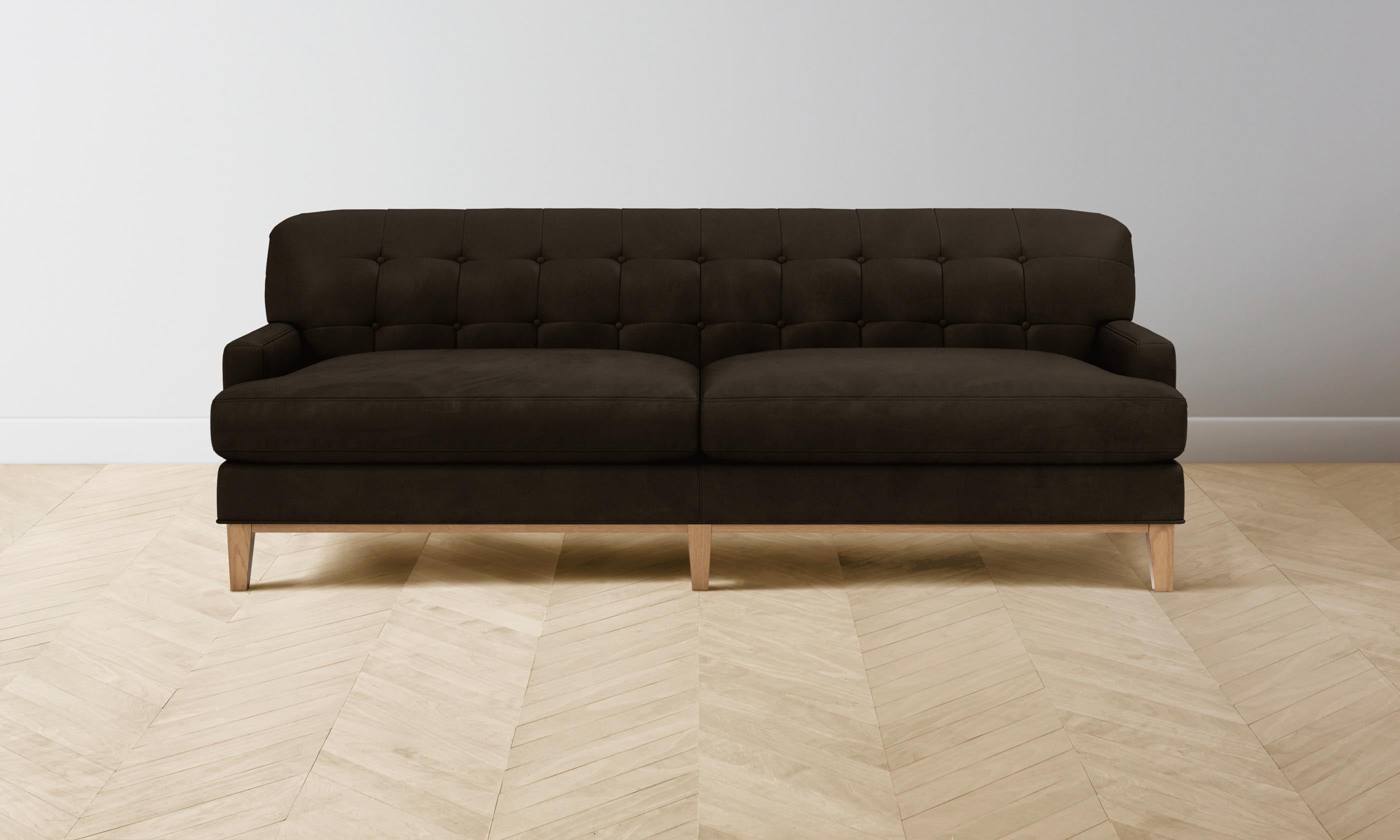 The Ludlow Sofa - Nubuck Leather Espresso – Maiden Home