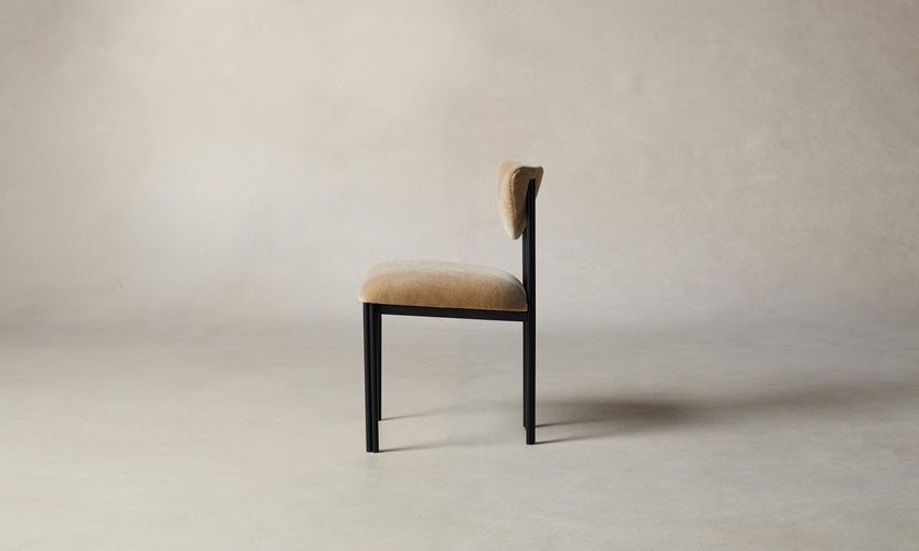 The Cooper Dining Chair - Mohair Almond – Maiden Home