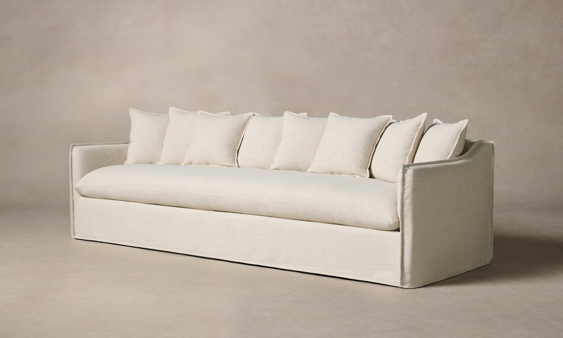 The Dune Sofa - Heritage Belgian Linen Alder – Maiden Home