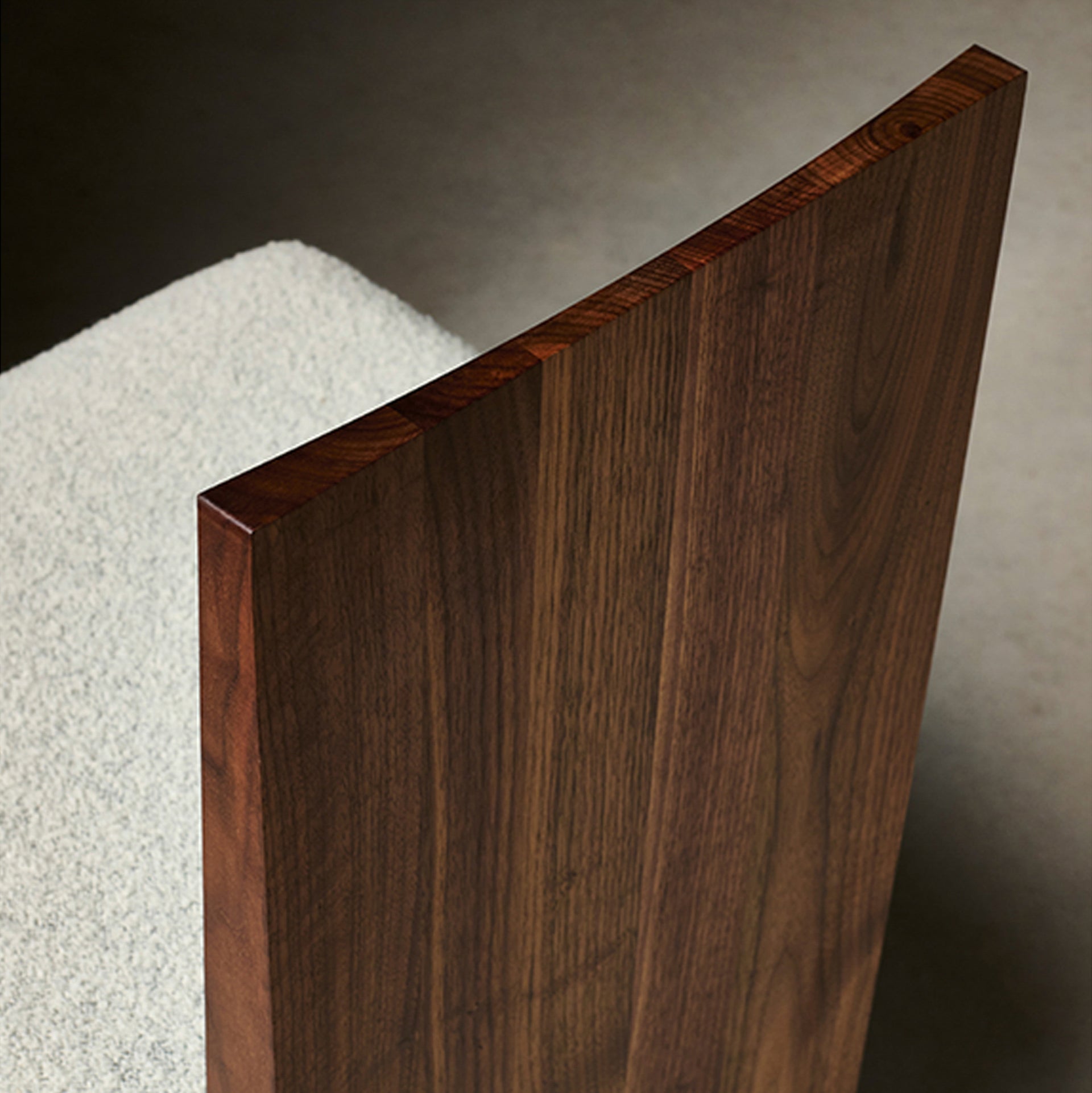 The Garrett Dining Chair - Woolen Bouclé Cliff – Maiden Home