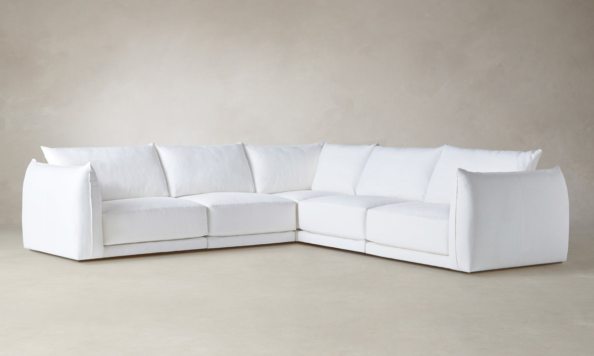 The Jones Modular Sectional - Italian Brushed Wool Moon – Maiden Home