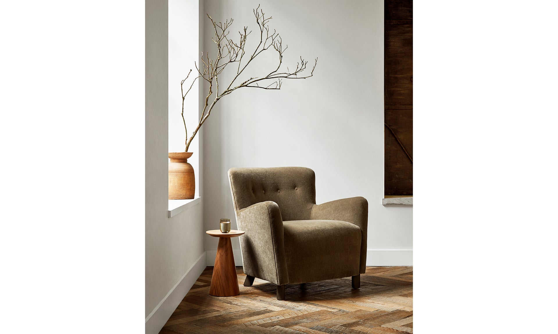 The Perry Chair - Mohair Brown Sugar – Maiden Home