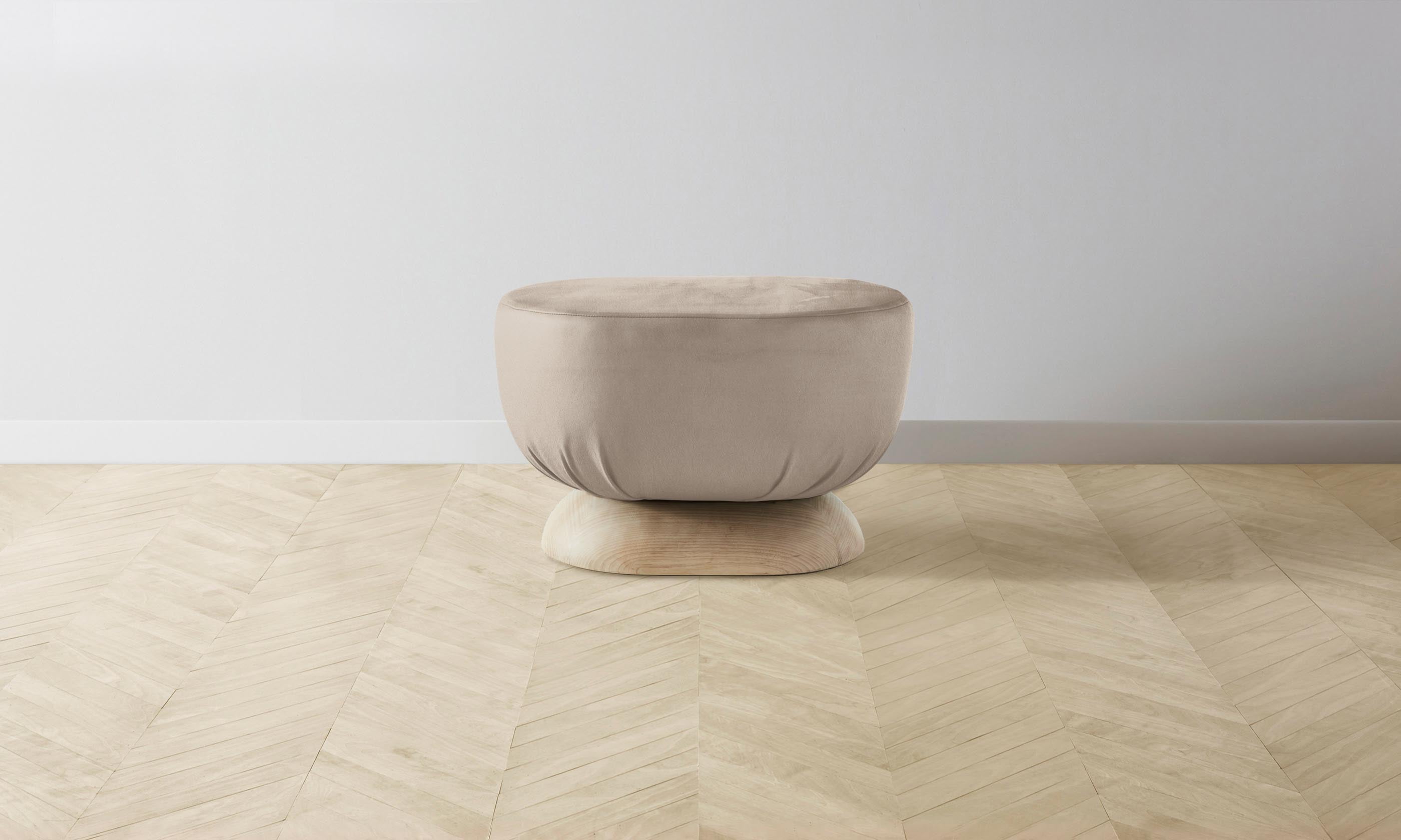 The Mott Stool - Nubuck Leather Fawn – Maiden Home