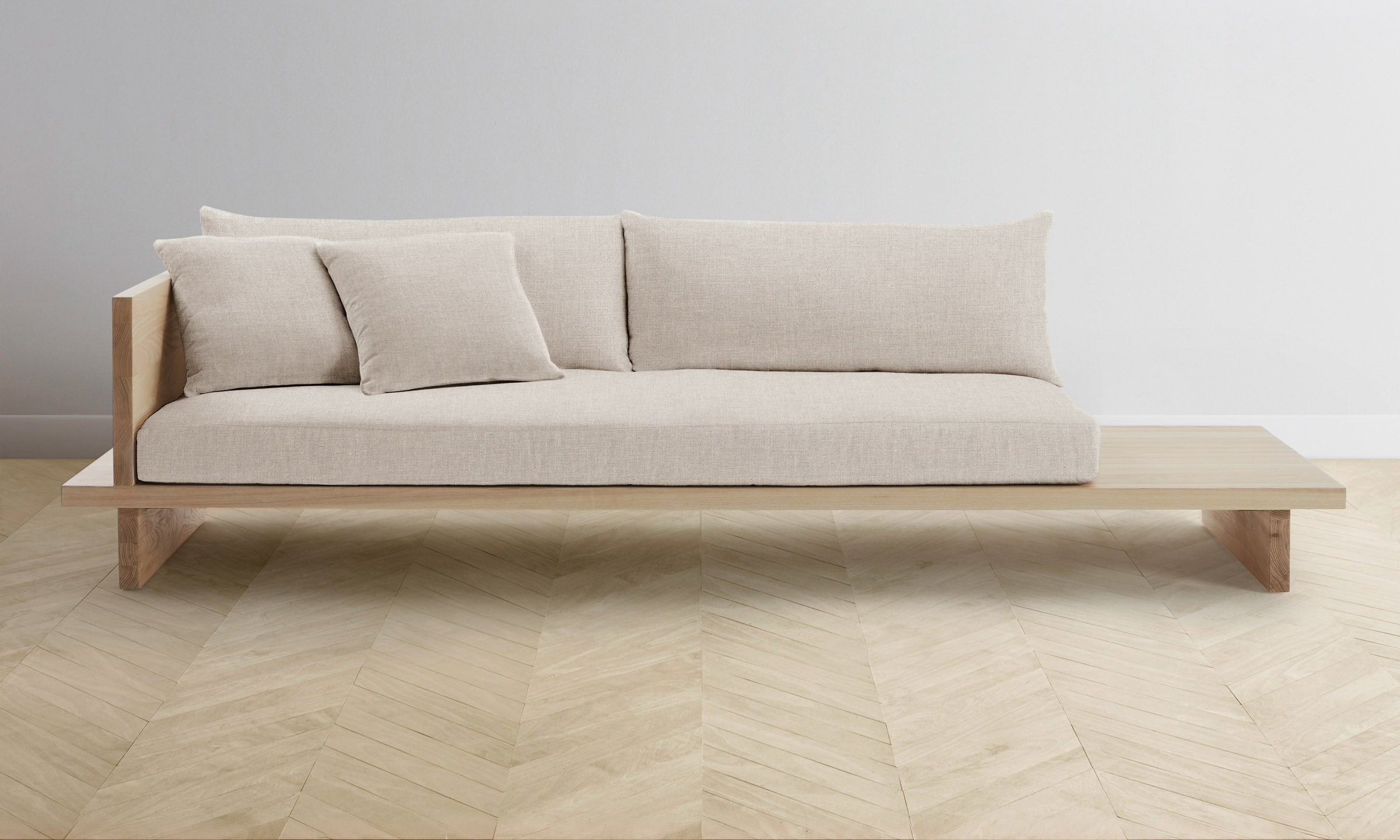 The Muir Sofa - Heritage Belgian Linen Summit – Maiden Home