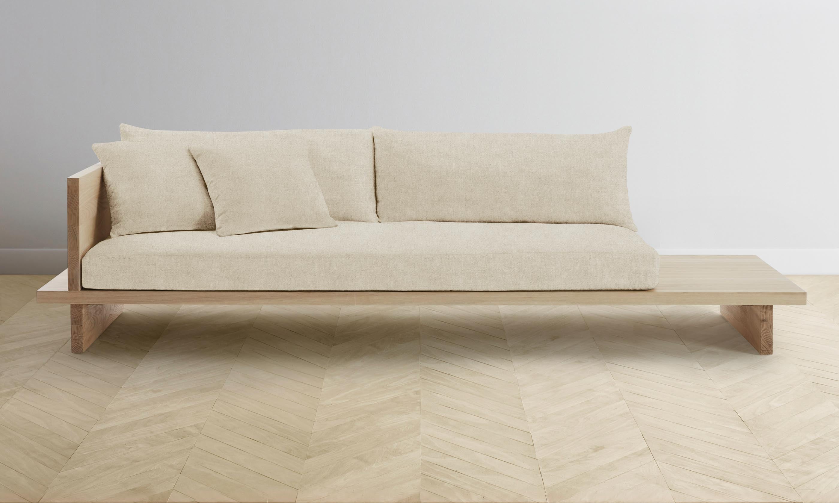 The Muir Sofa - Performance Melange Weave Shell – Maiden Home
