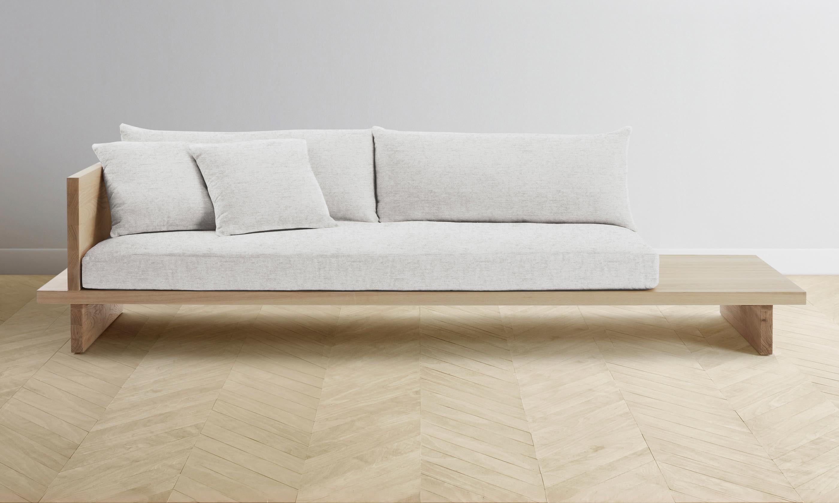 The Muir Sofa - Performance Tweed Salt – Maiden Home