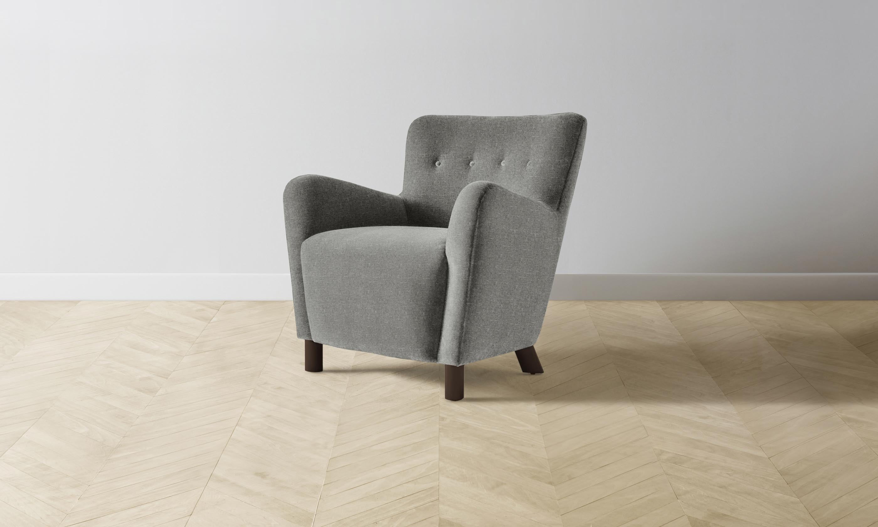 The Perry Chair - Merino Granite – Maiden Home