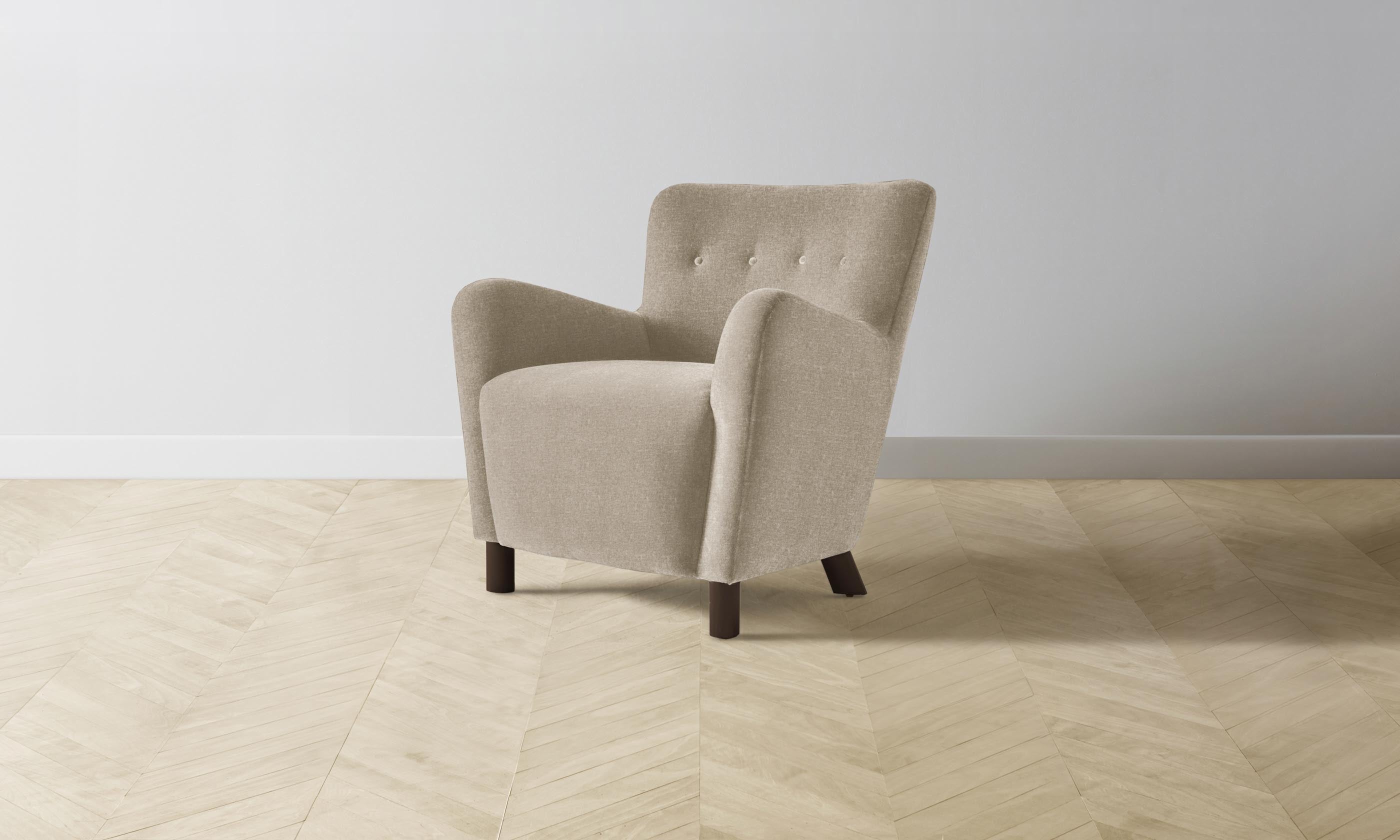The Perry Chair - Merino Wheat – Maiden Home