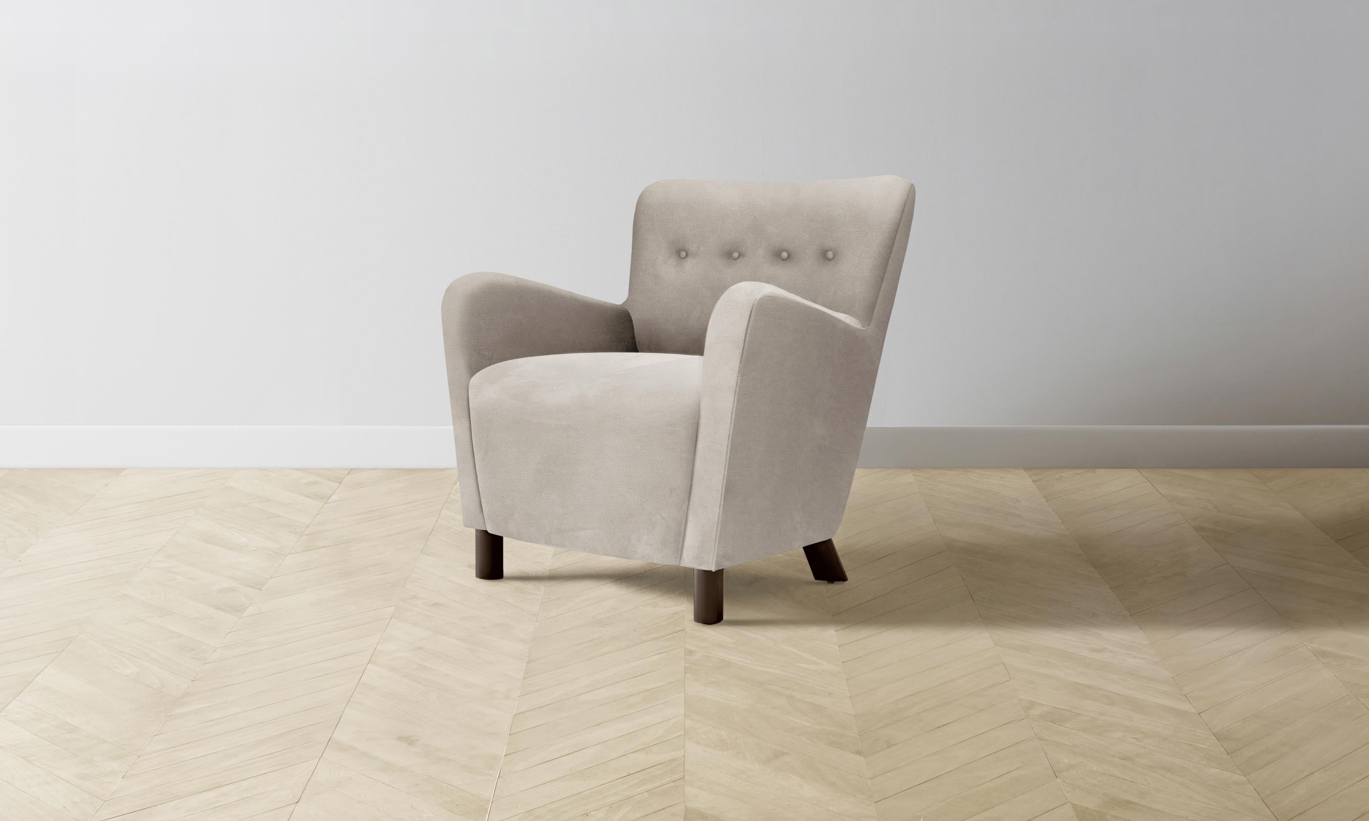 The Perry Chair - Nubuck Leather Sail – Maiden Home