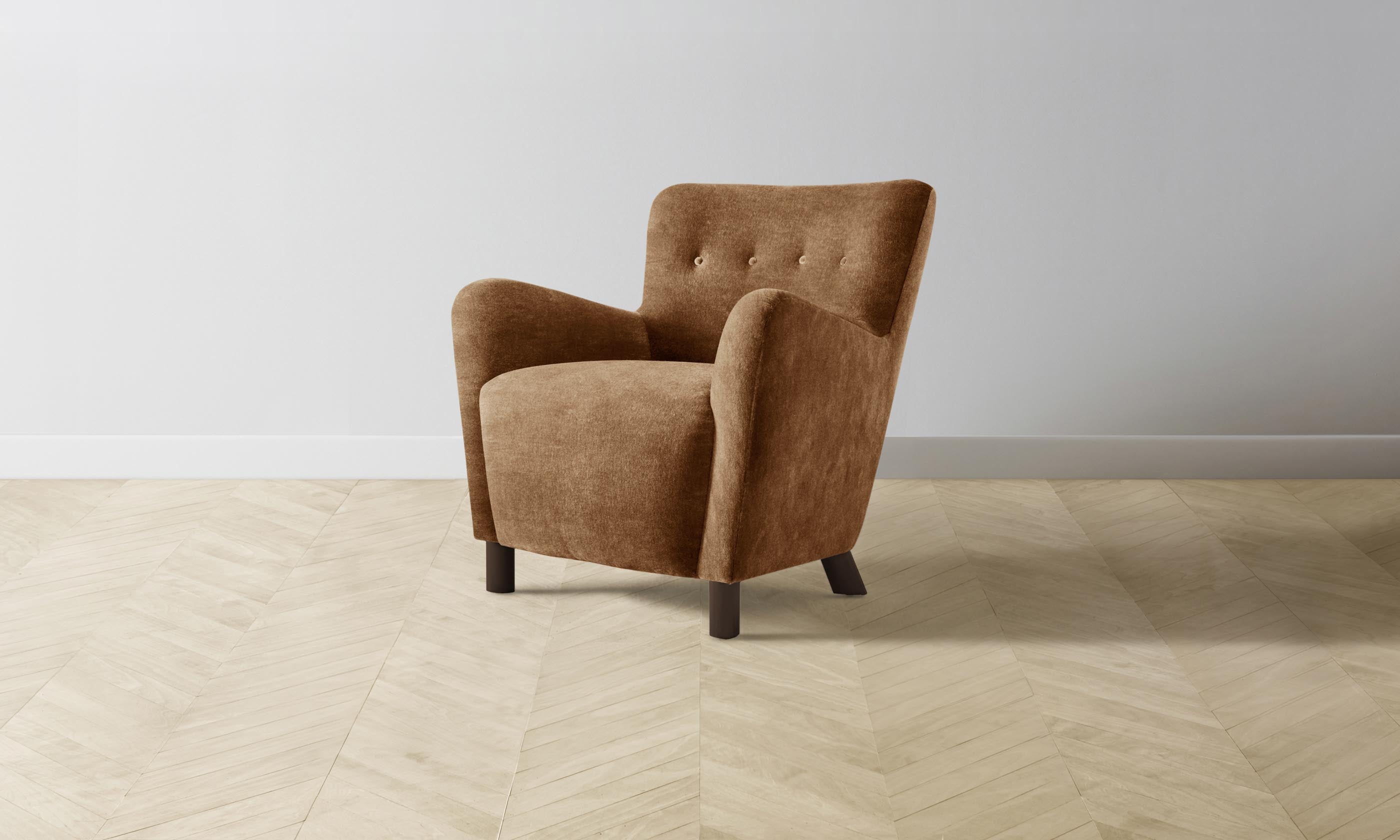 The Perry Chair - Performance Velvet Cider – Maiden Home