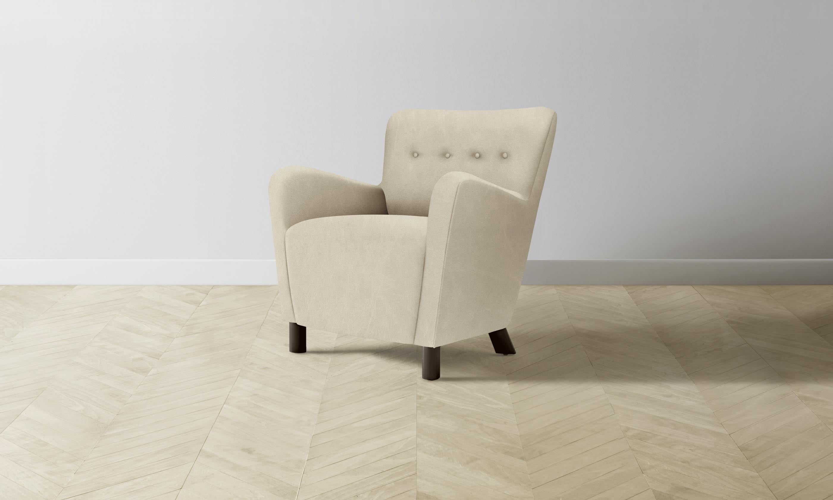 The Perry Chair - Tuscan Leather Bisque – Maiden Home