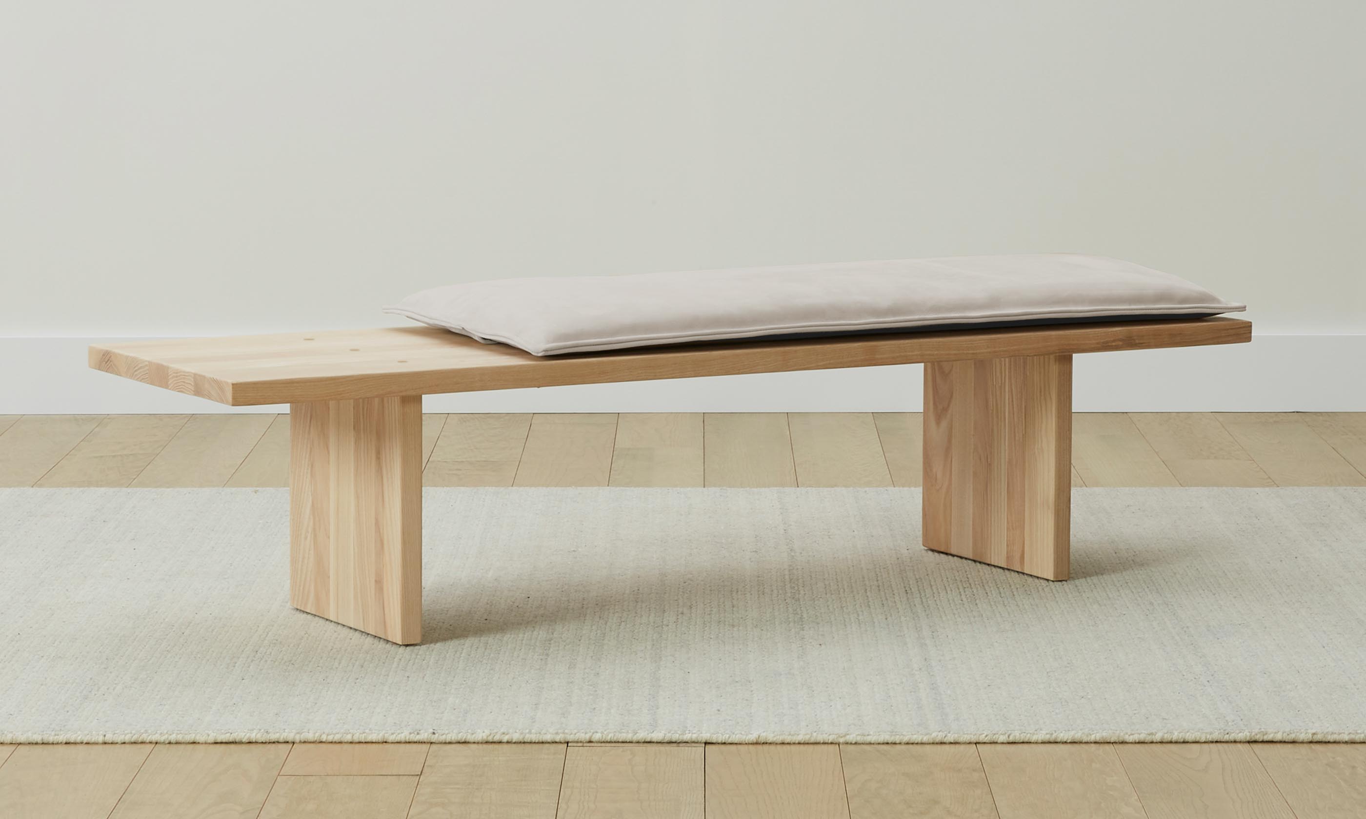 The Reyes Bench - Nubuck Leather Sail – Maiden Home