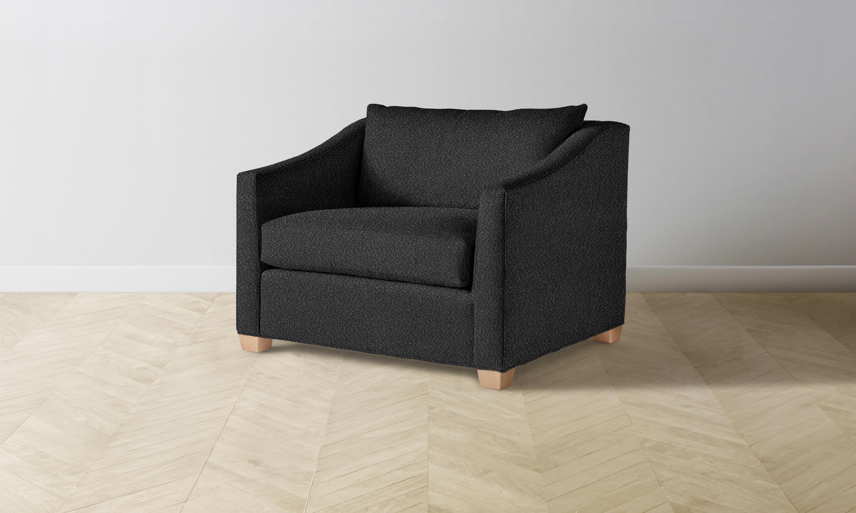 The Sullivan Chair-and-a-Half - Italian Bouclé Storm – Maiden Home