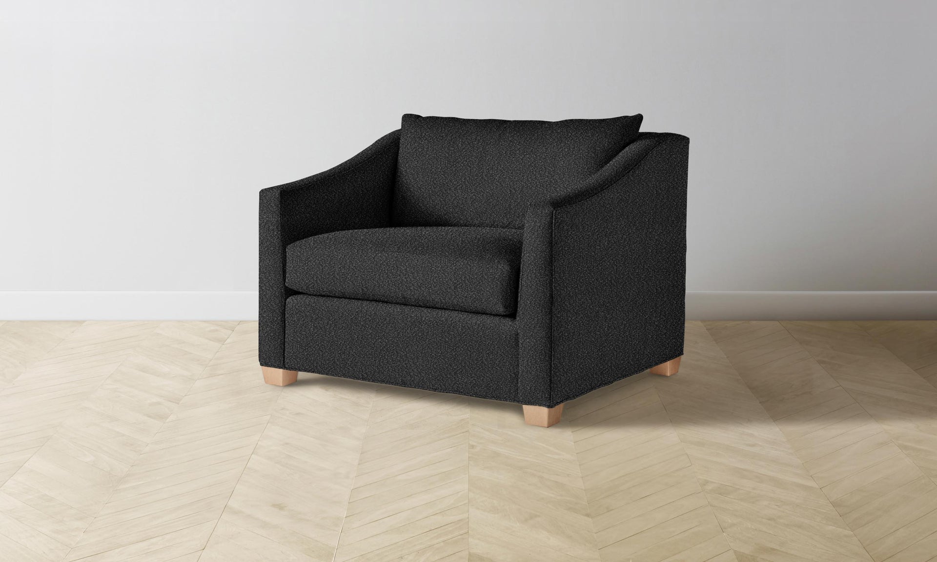 The Sullivan Chair-and-a-Half - Italian Bouclé Storm – Maiden Home