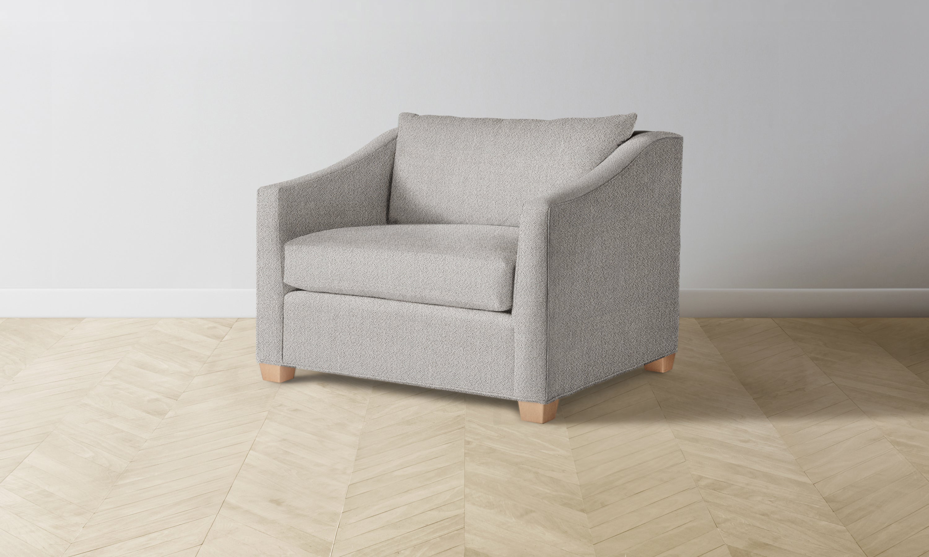 The Sullivan Chair-and-a-Half - Performance Textural Weave Breeze ...
