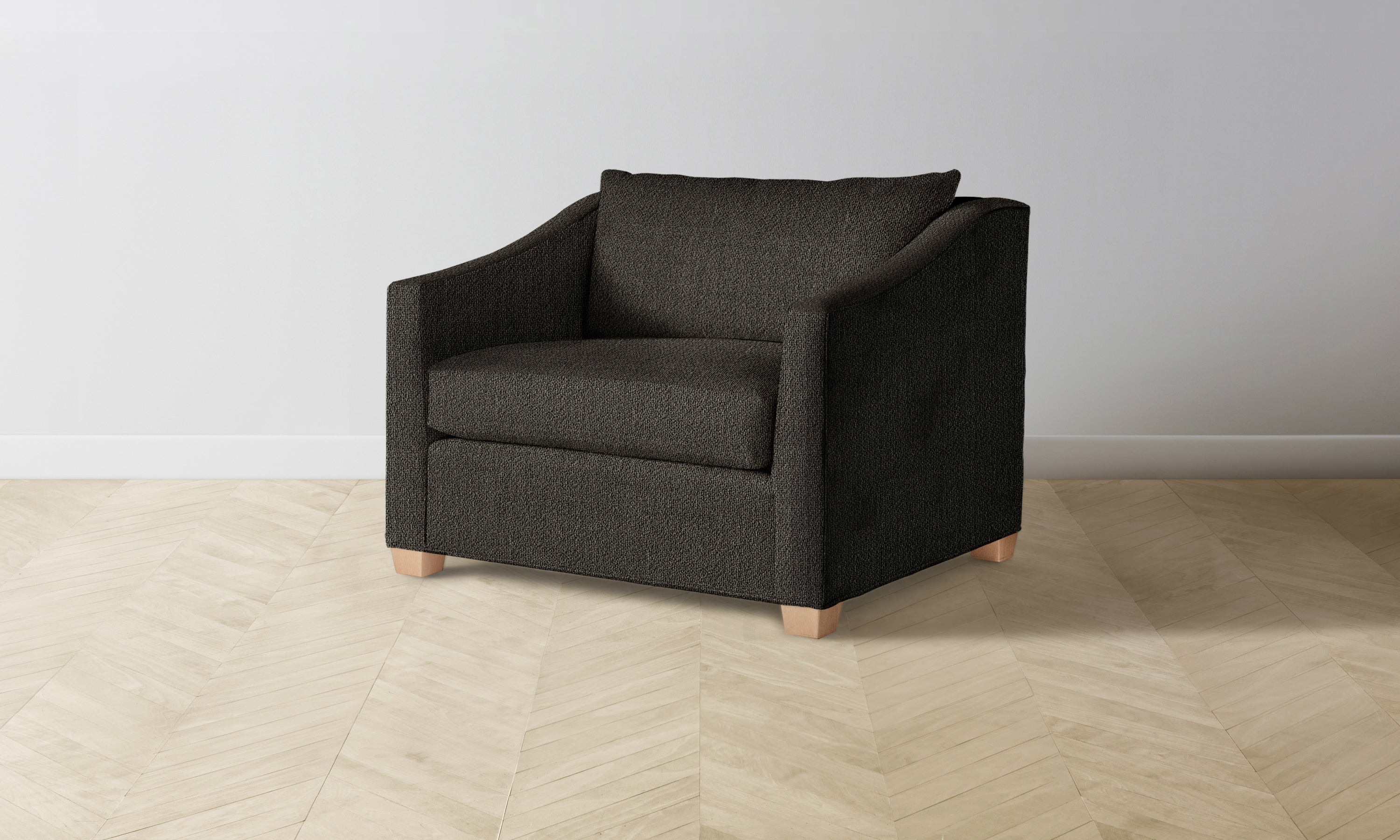 The Sullivan Chair-and-a-Half - Performance Textural Weave Root ...