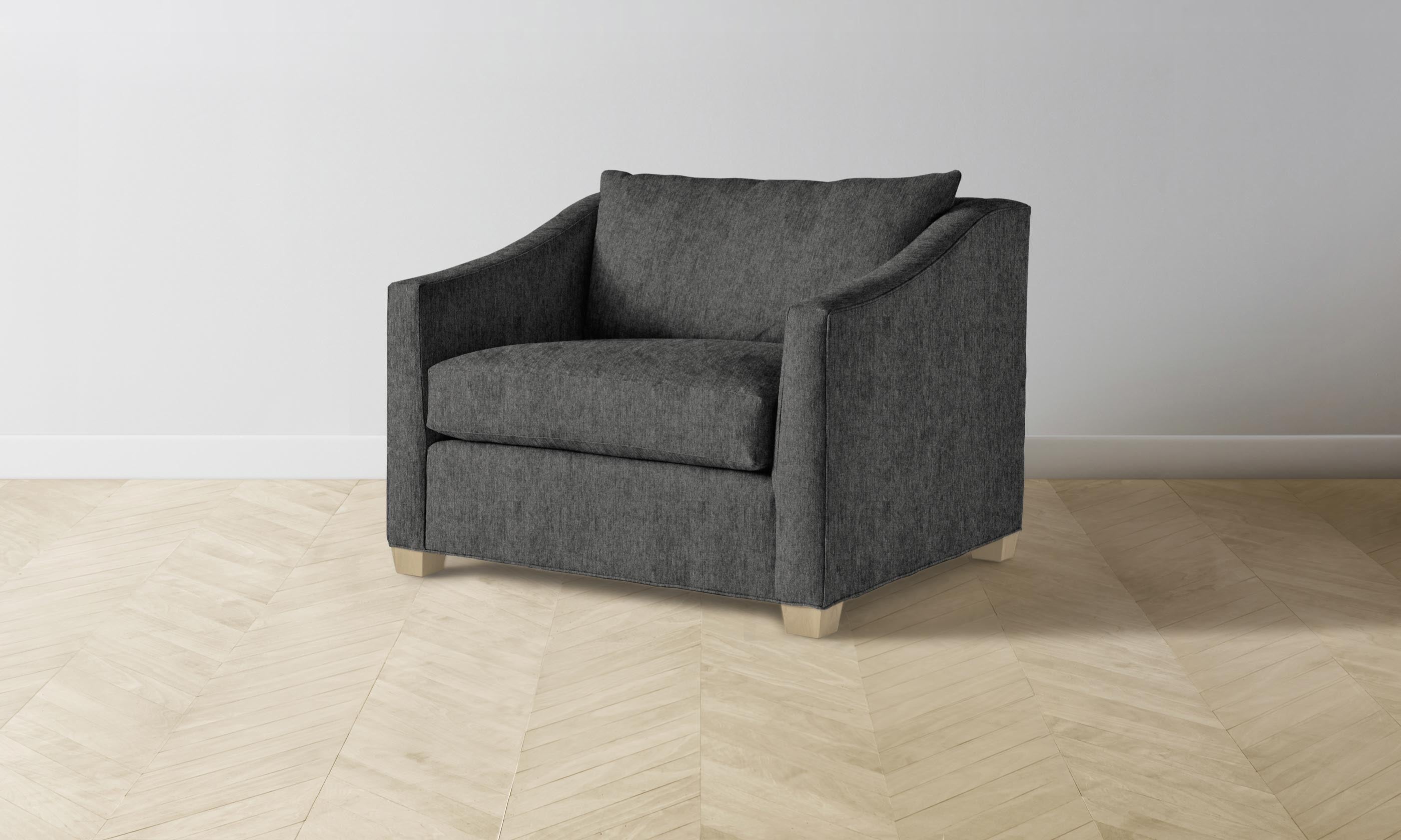 The Sullivan Chair-and-a-Half - Performance Tweed Char – Maiden Home