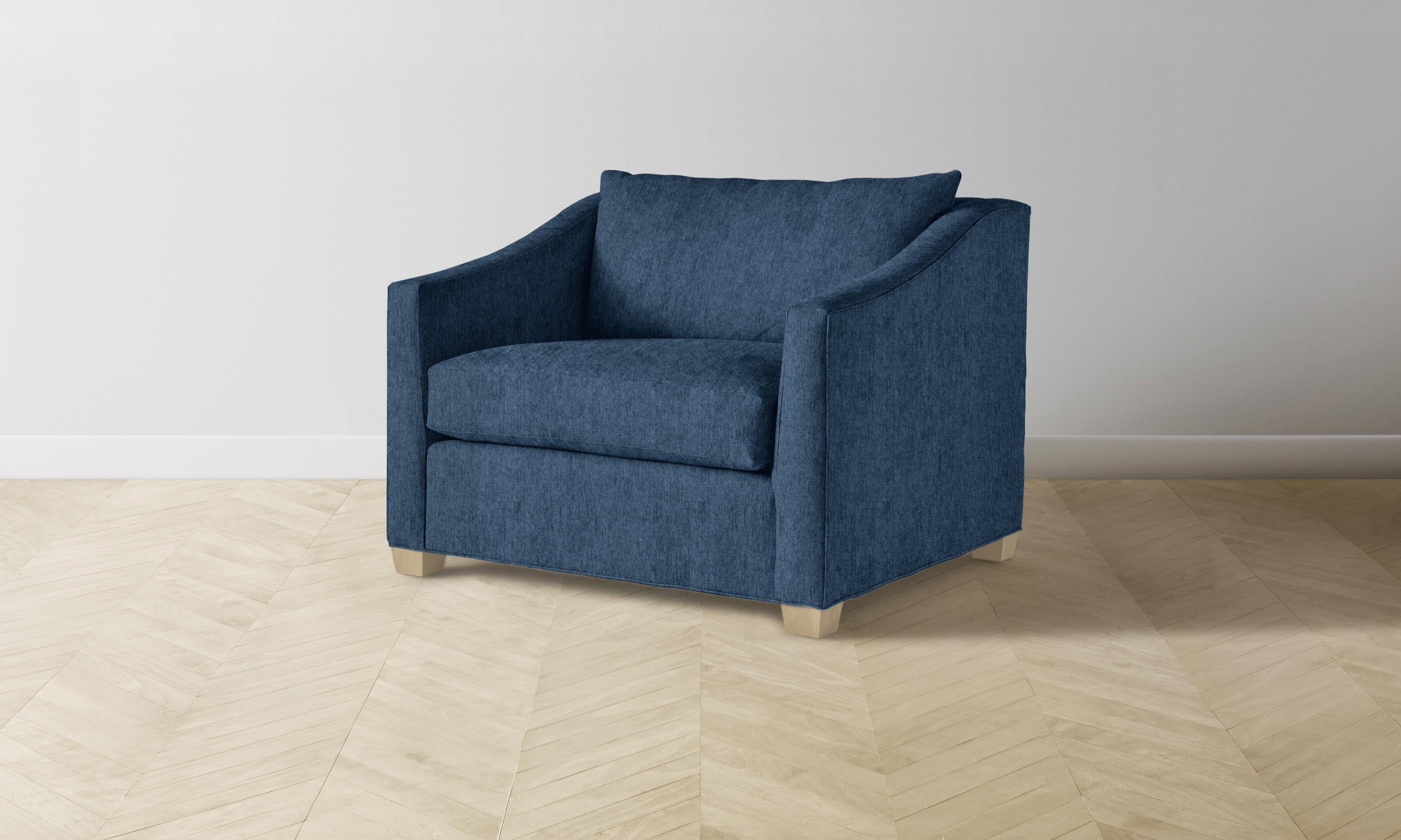 The Sullivan Chair-and-a-Half - Performance Tweed Denim – Maiden Home