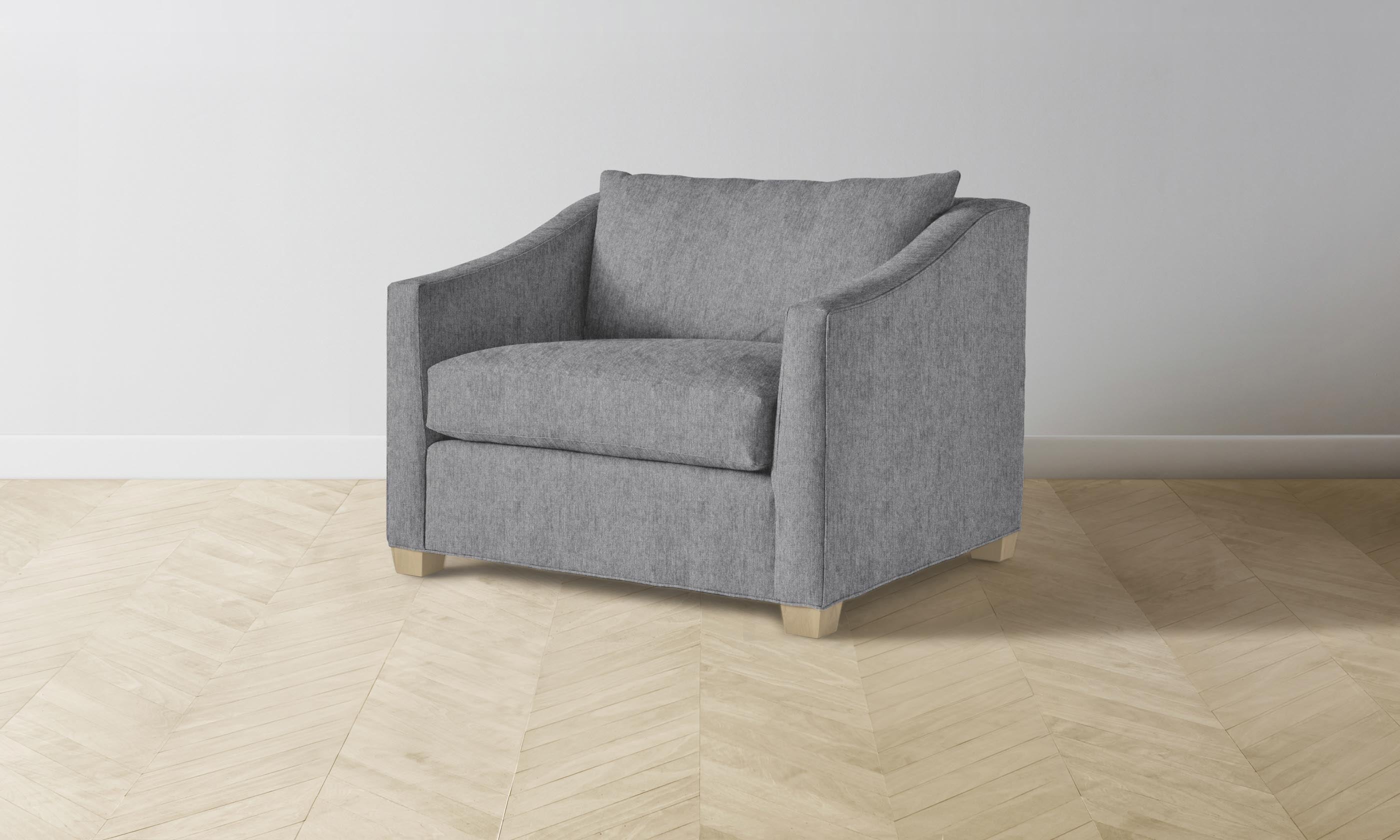 The Sullivan Chair-and-a-Half - Performance Tweed Smoke – Maiden Home