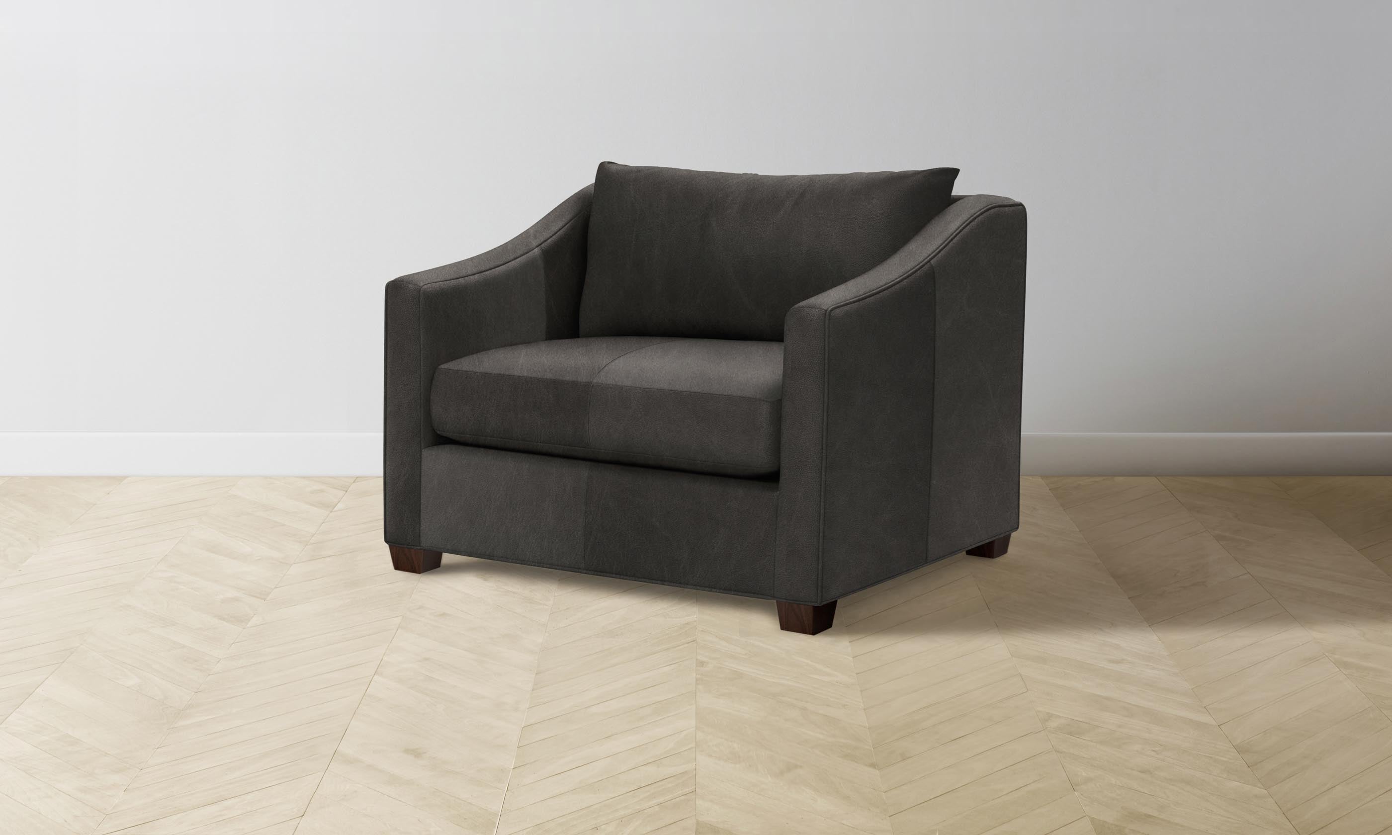 The Sullivan Chair-and-a-Half - Tuscan Leather Seal – Maiden Home
