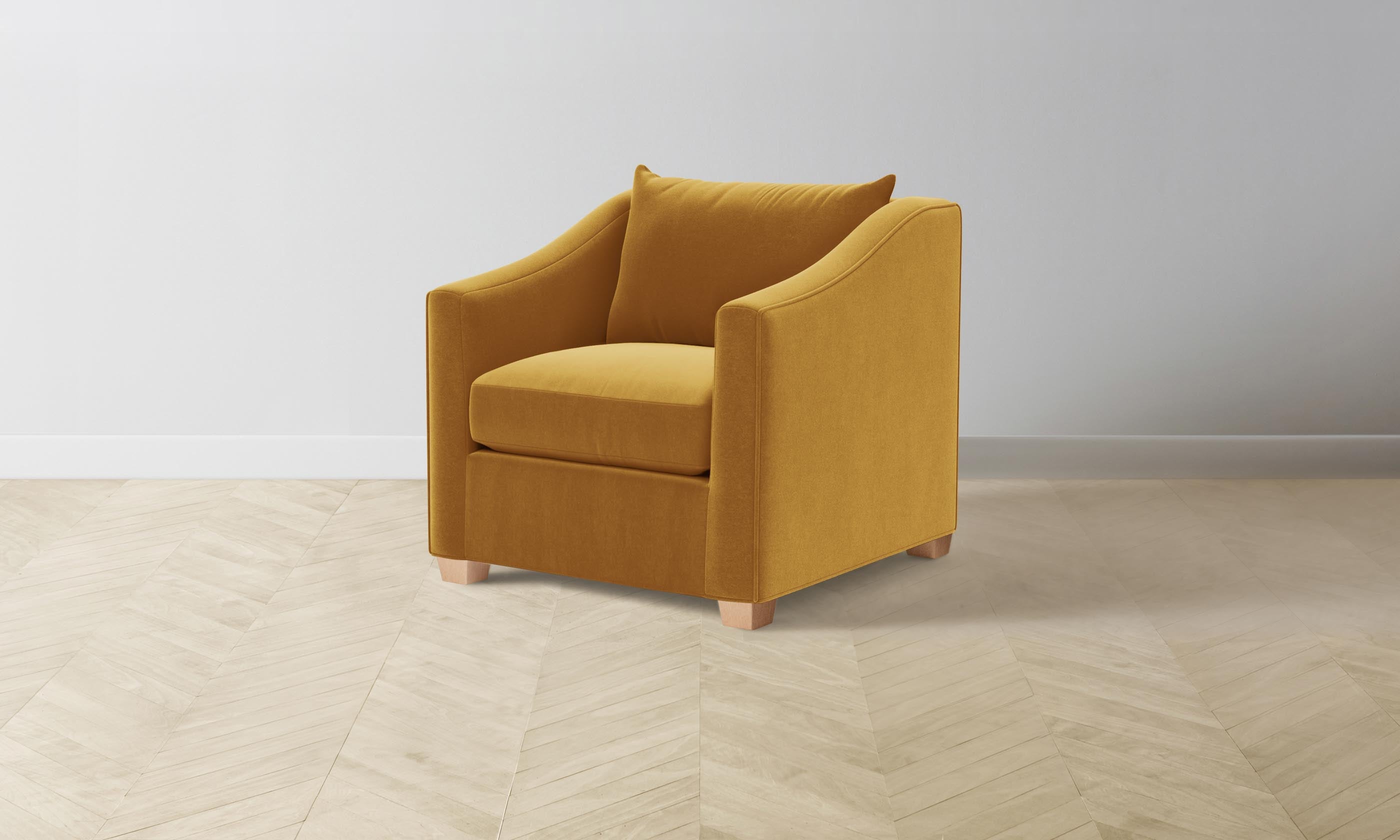 The Sullivan Chair - Mohair Amber – Maiden Home
